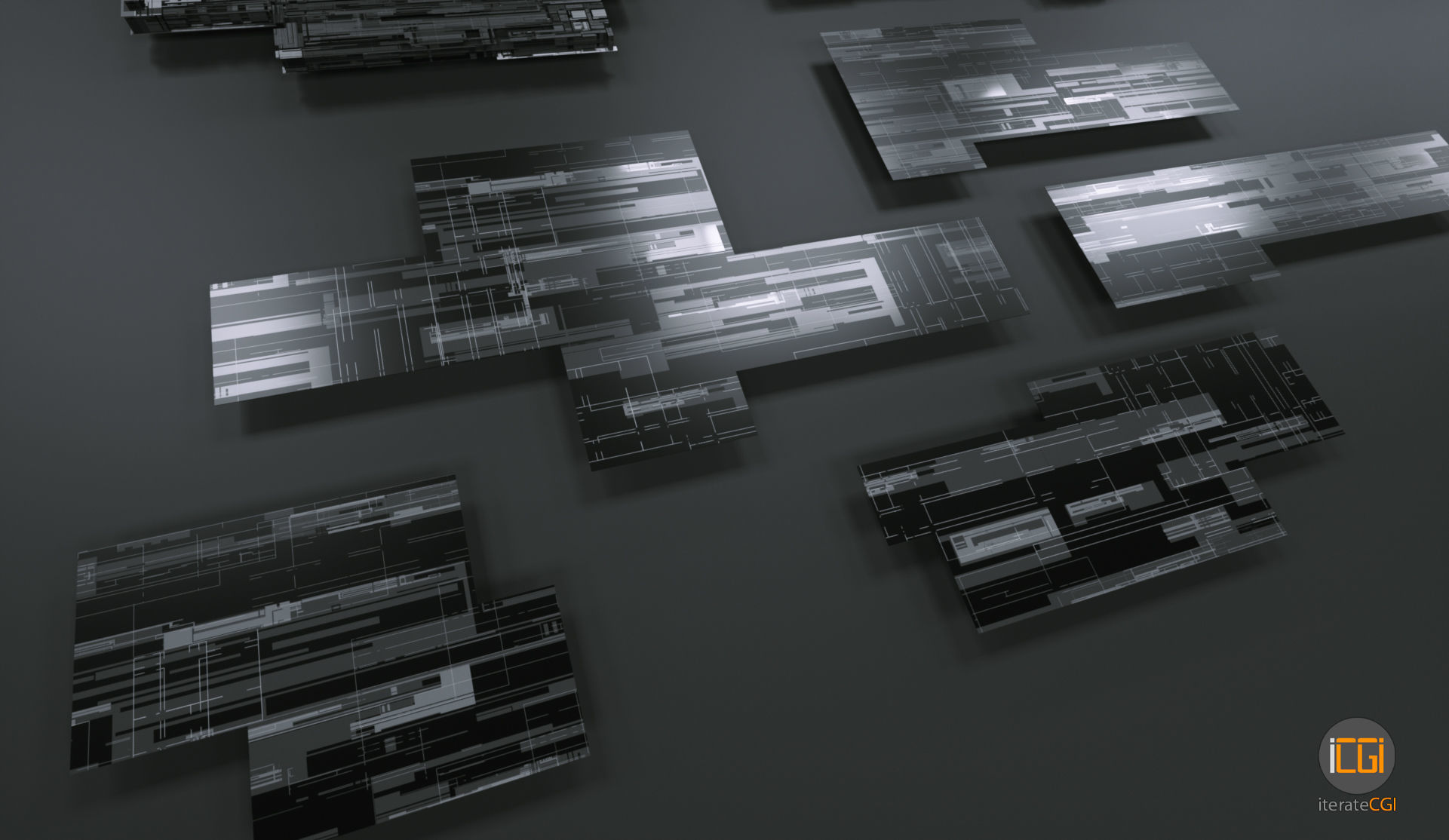 3D model Tech Greebles set 2 VR / AR / low-poly | CGTrader