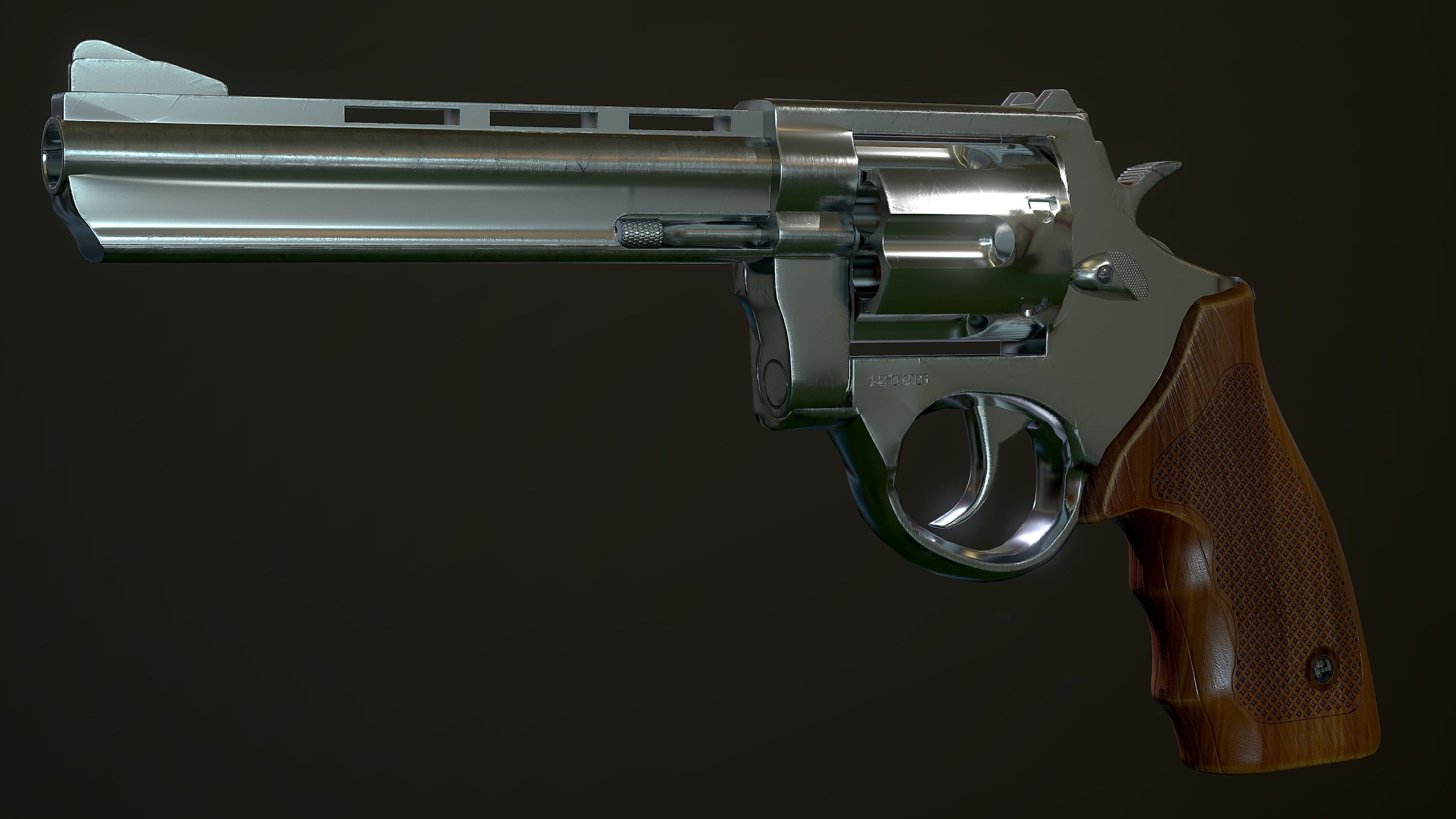 3D model Revolver 380 VR / AR / low-poly | CGTrader