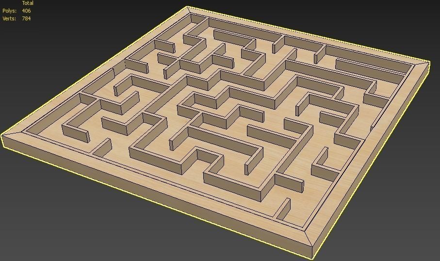 3D model The Mazes set of wooden VR / AR / low-poly | CGTrader