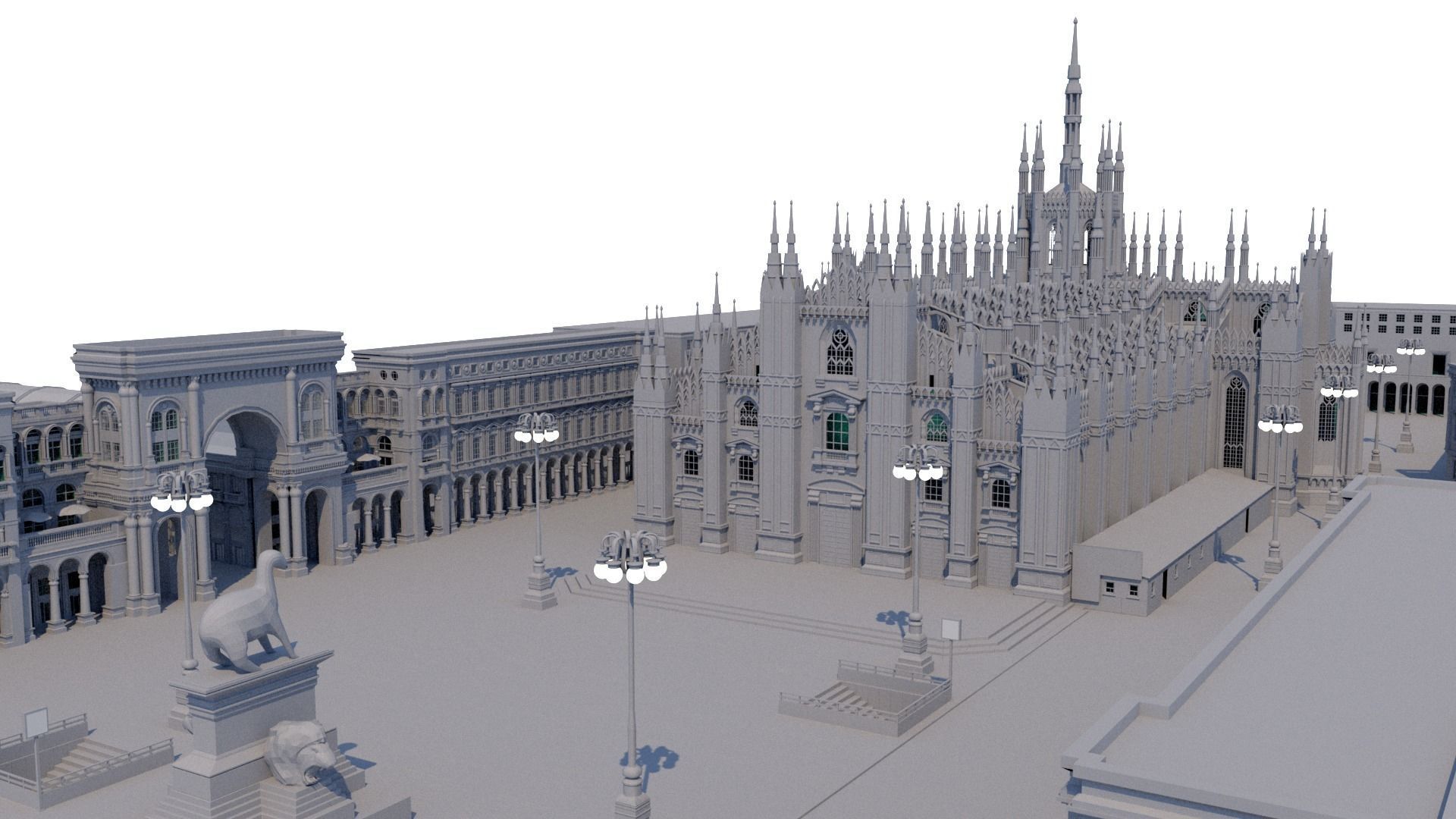 Duomo Milano 3D model | CGTrader