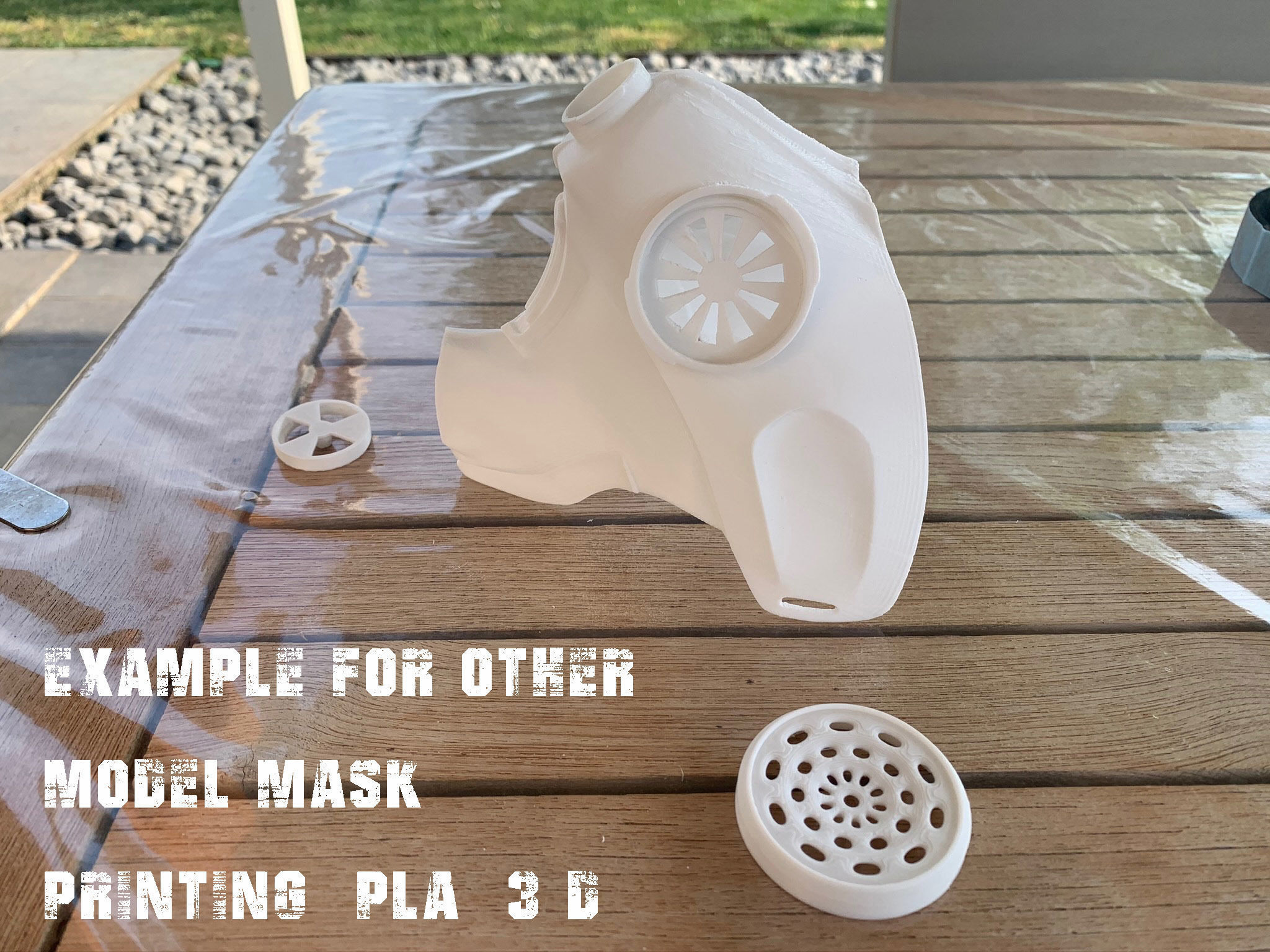 Mask 3D printing Covid -19 HOT-ROD STYLE 3D model 3D printable | CGTrader