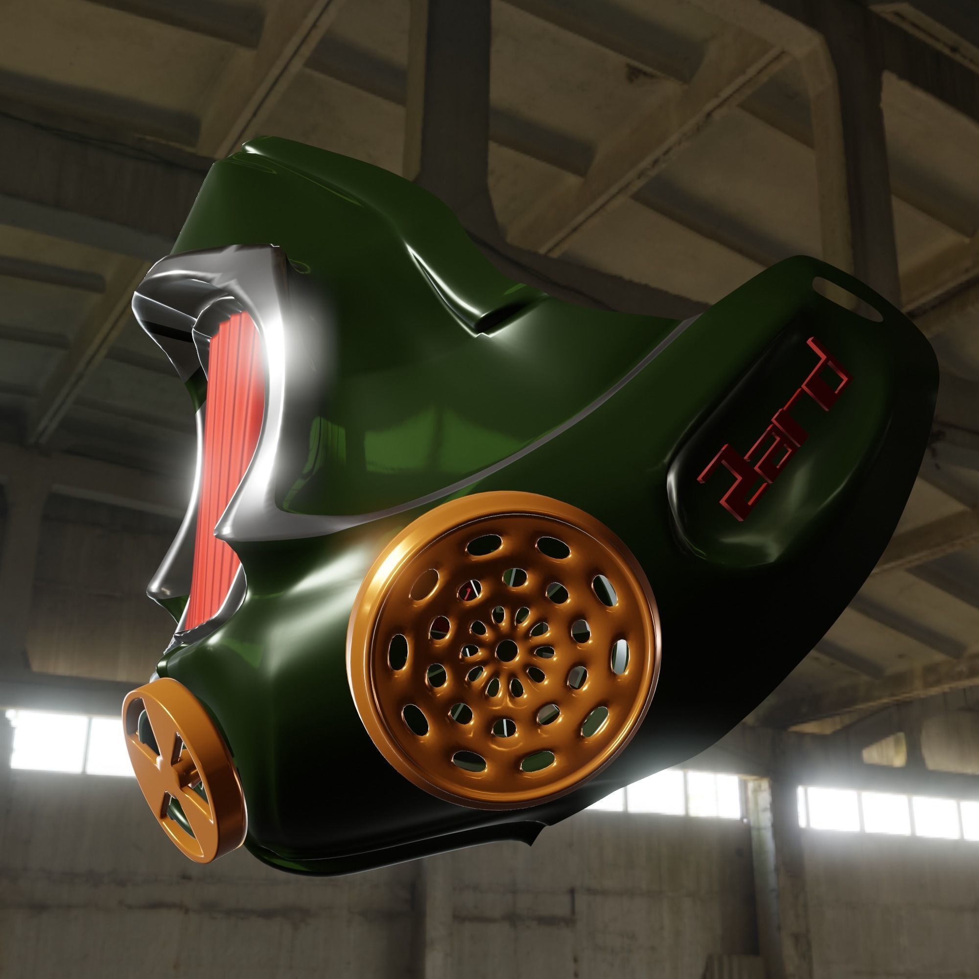 Mask 3D printing Covid -19 HOT-ROD STYLE 3D model 3D printable | CGTrader