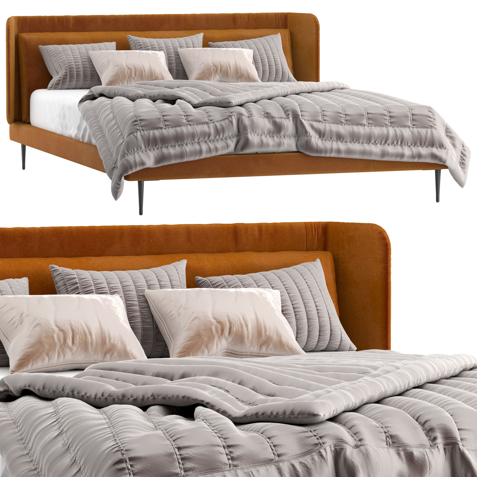 Boconcept-austin bed 3D model | CGTrader