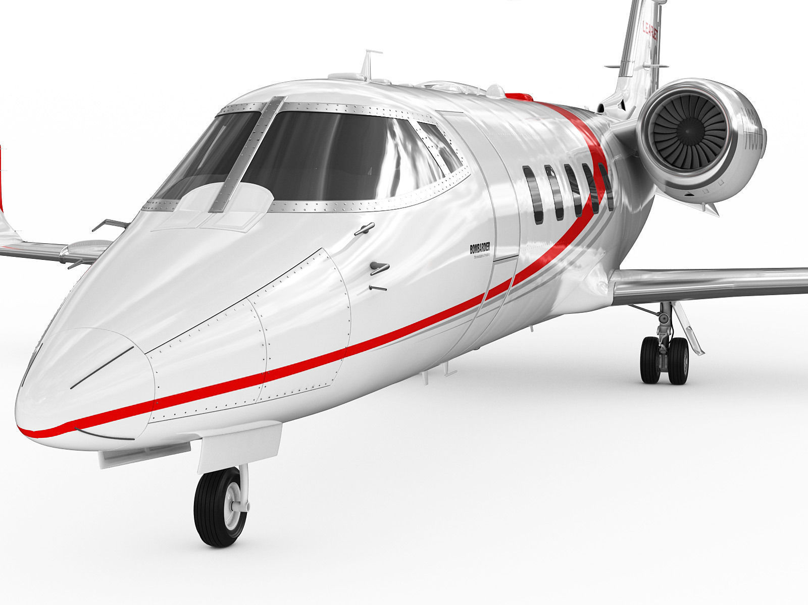 Bombardier Learjet 60 3D model | CGTrader