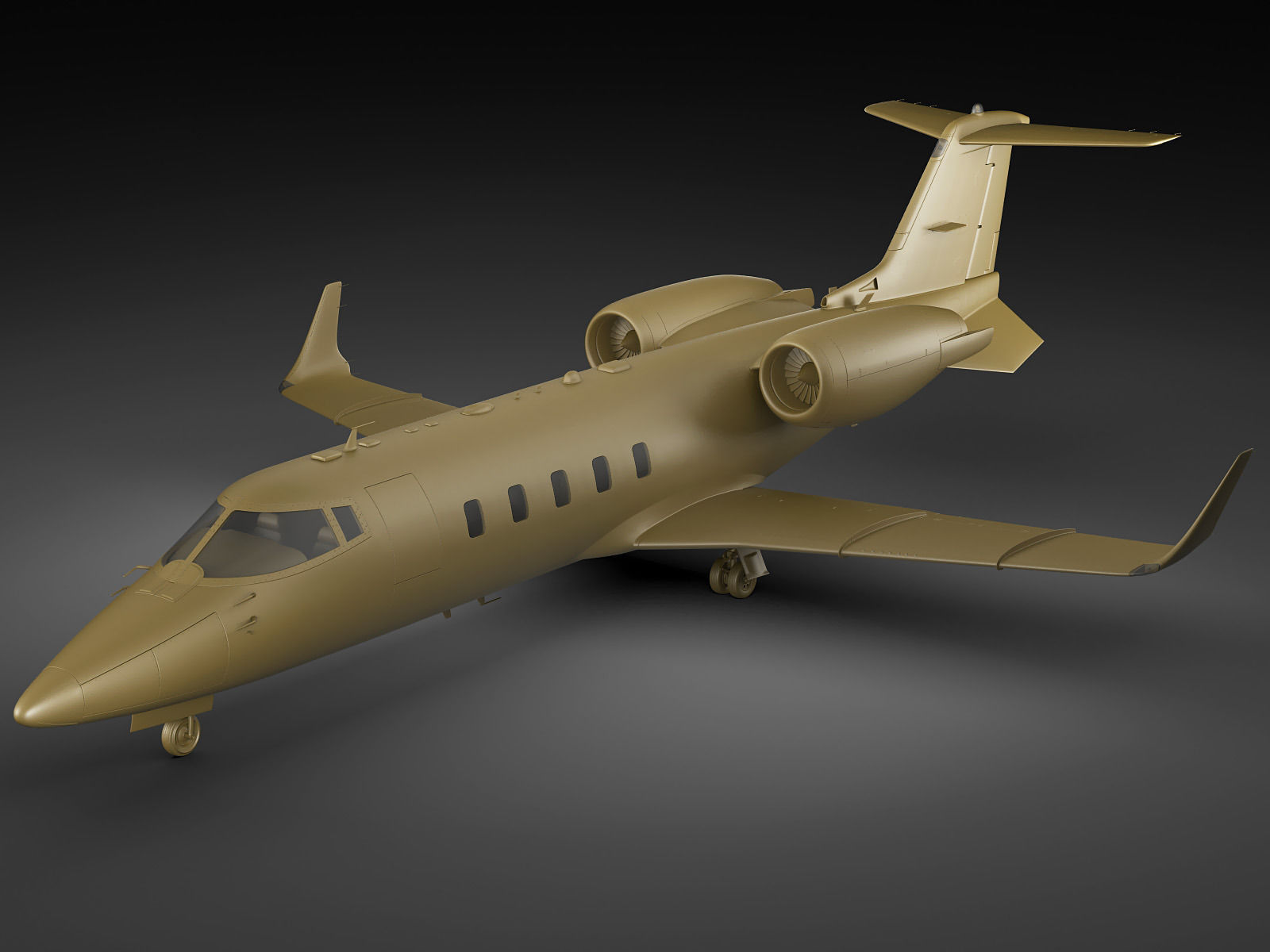 Bombardier Learjet 60 3D model | CGTrader