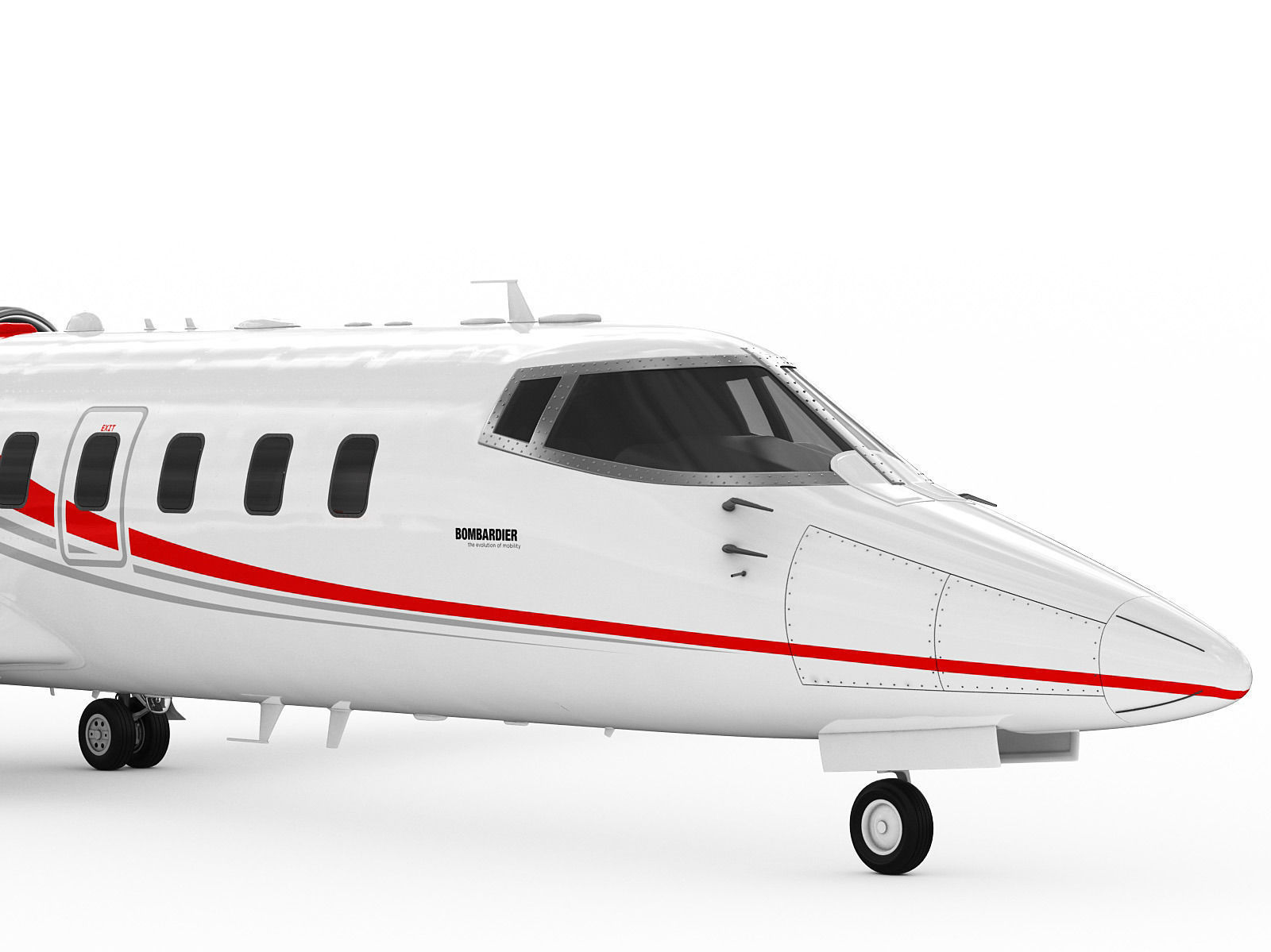 Bombardier Learjet 60 3D model | CGTrader