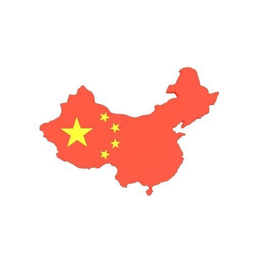 3D model China Map v1 001 VR / AR / low-poly | CGTrader