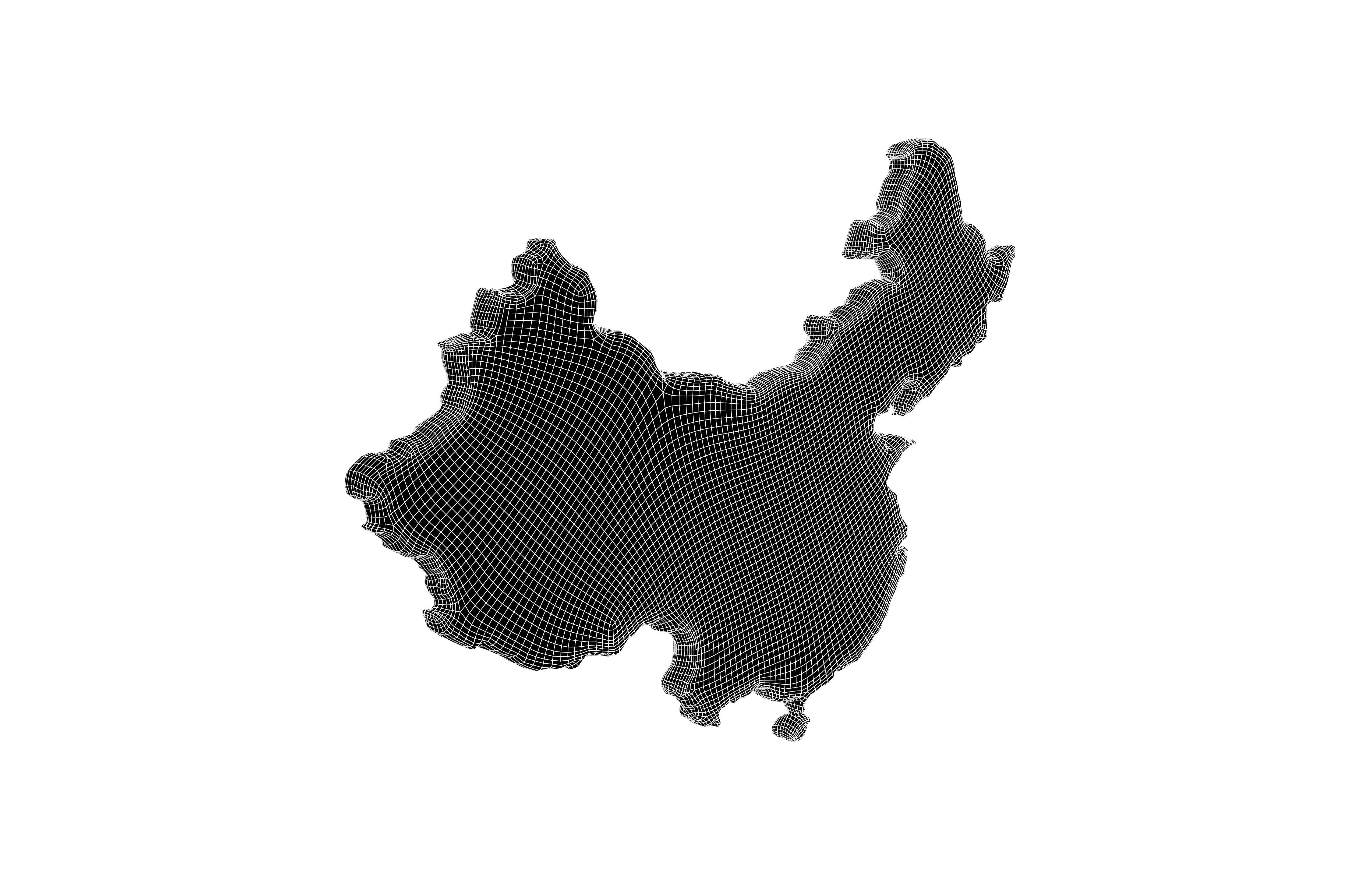 3D model China Map v1 001 VR / AR / low-poly | CGTrader