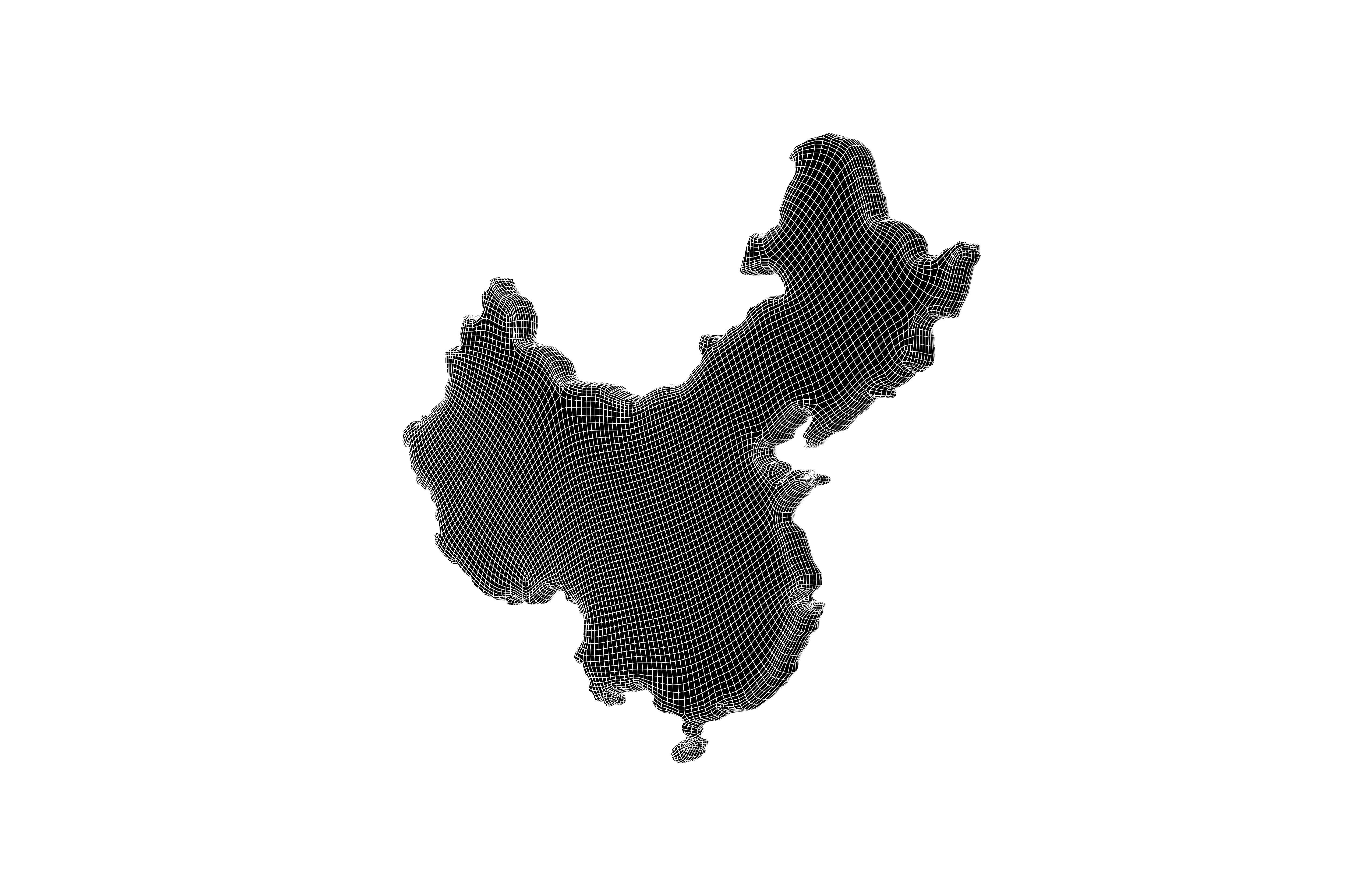 3D model China Map v1 001 VR / AR / low-poly | CGTrader