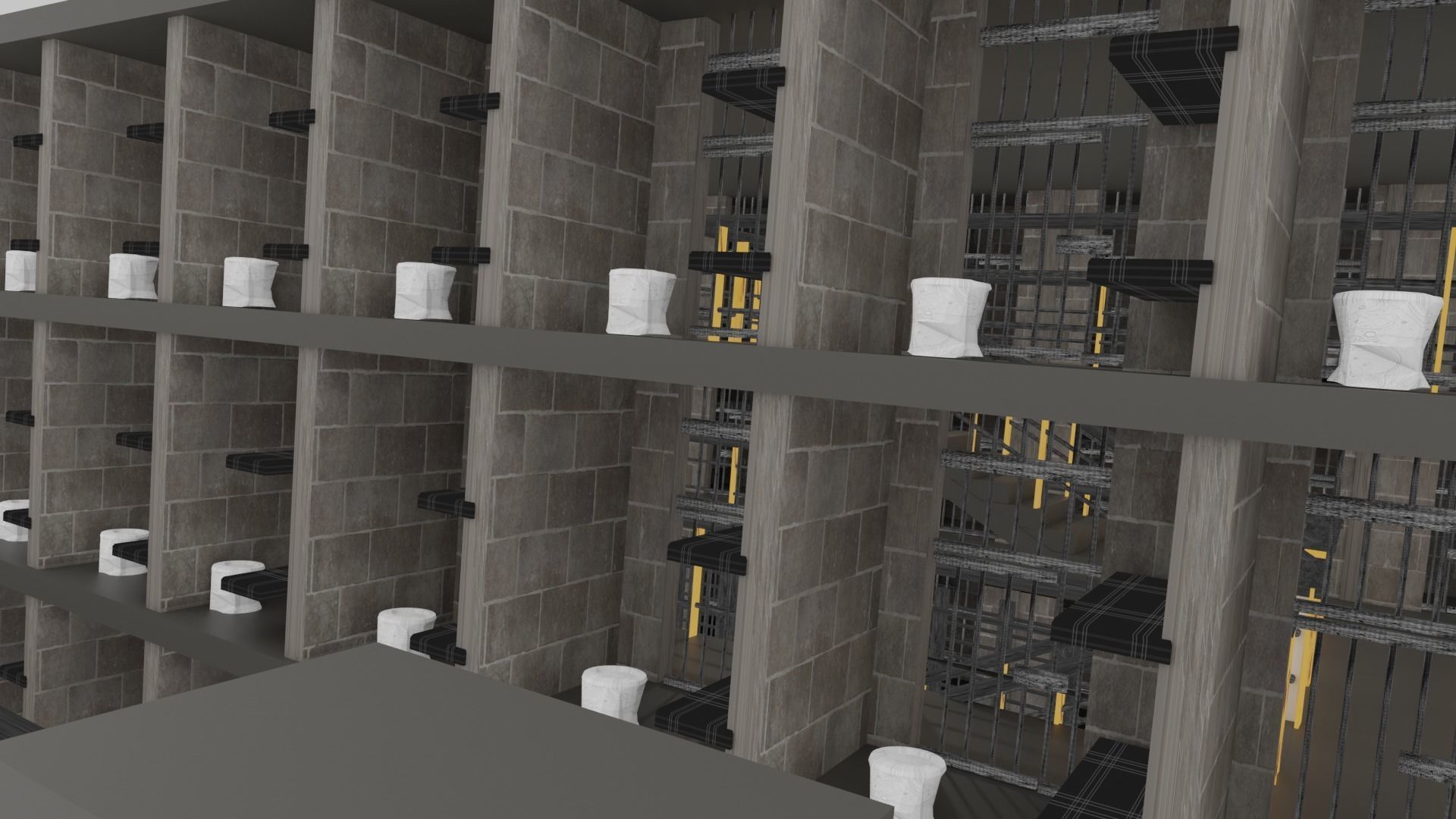 Prison 3D Model building 3D model | CGTrader