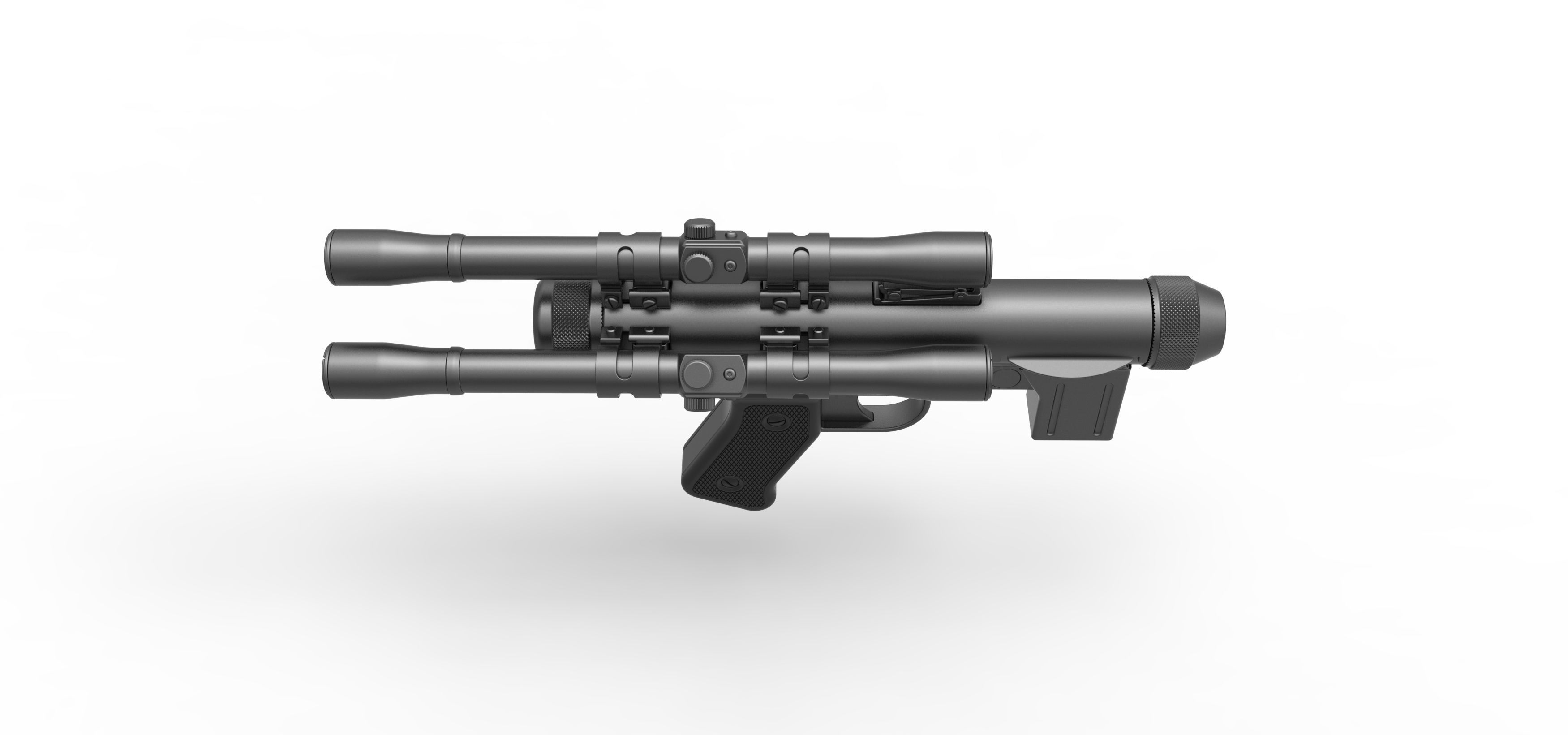 Blaster pistol SE-14C from the movie Star Wars A New Hope 3D model ...