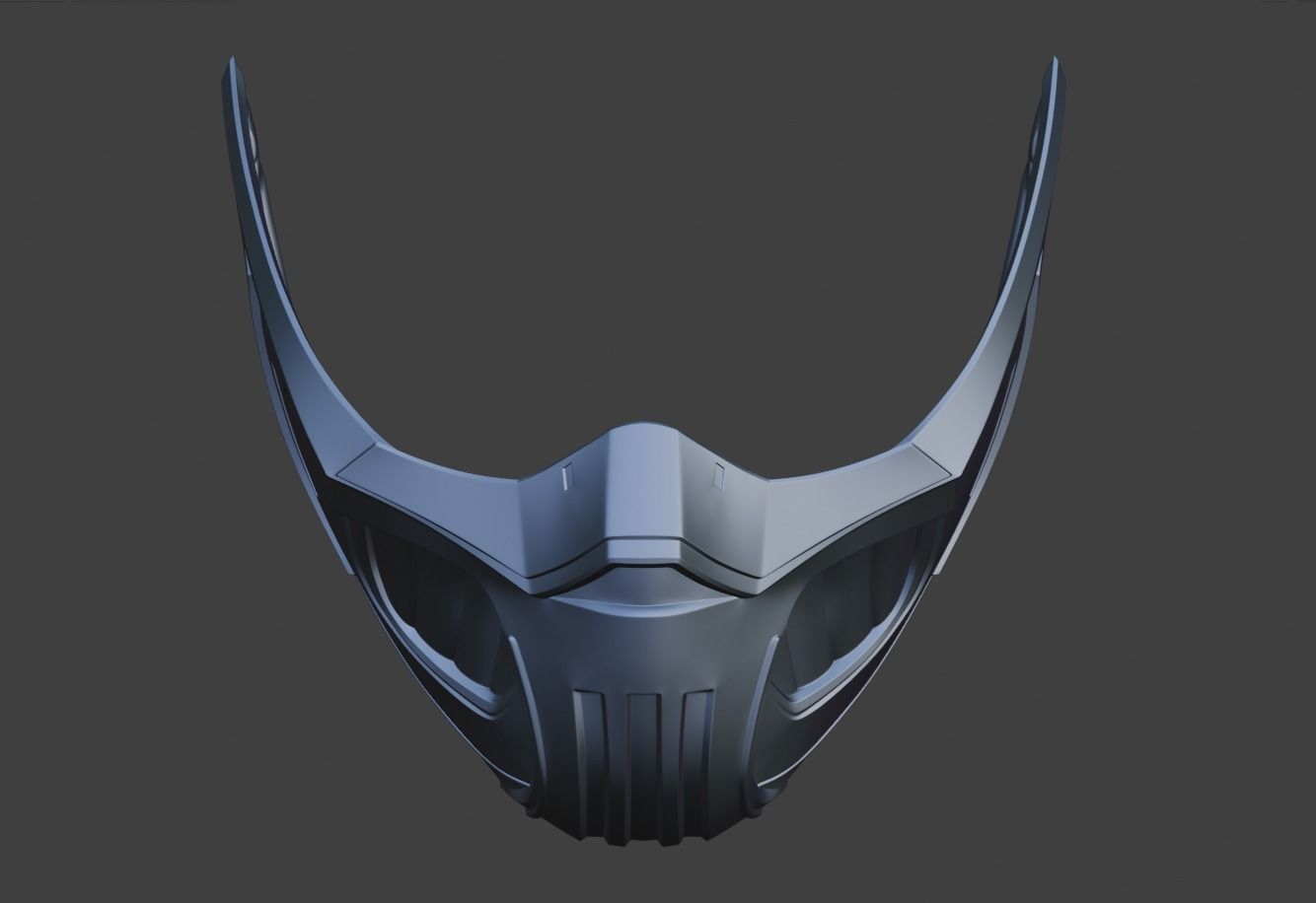 Frost cyberpunk female mask for face from Mortal Kombat 11 3D model 3D ...