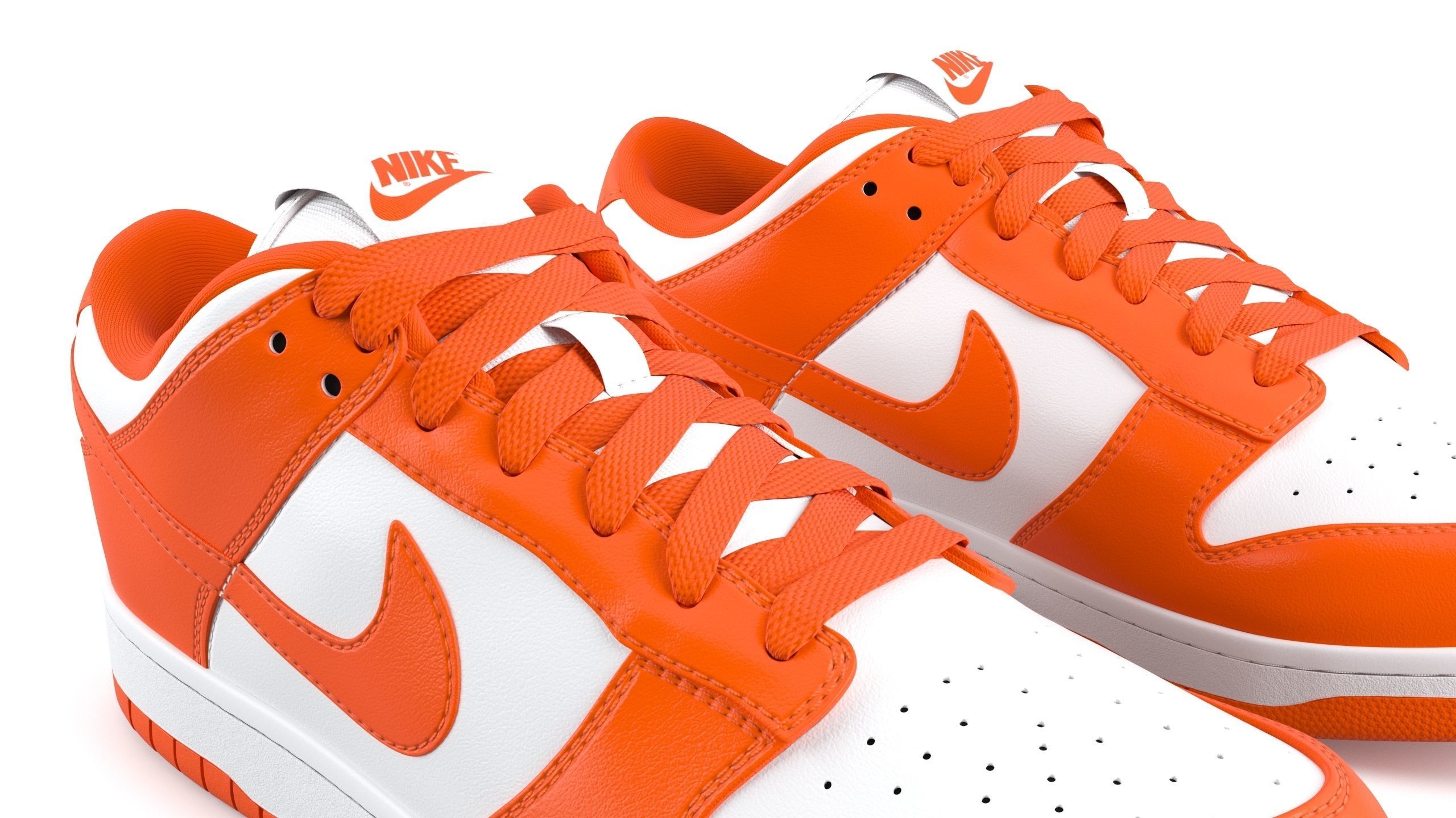 3D model Nike Dunk Low orange blaze PBR VR / AR / low-poly | CGTrader