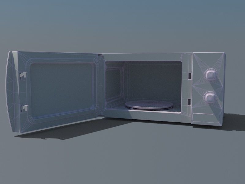 3D model 3D Microwave Oven Samsung VR / AR / low-poly | CGTrader