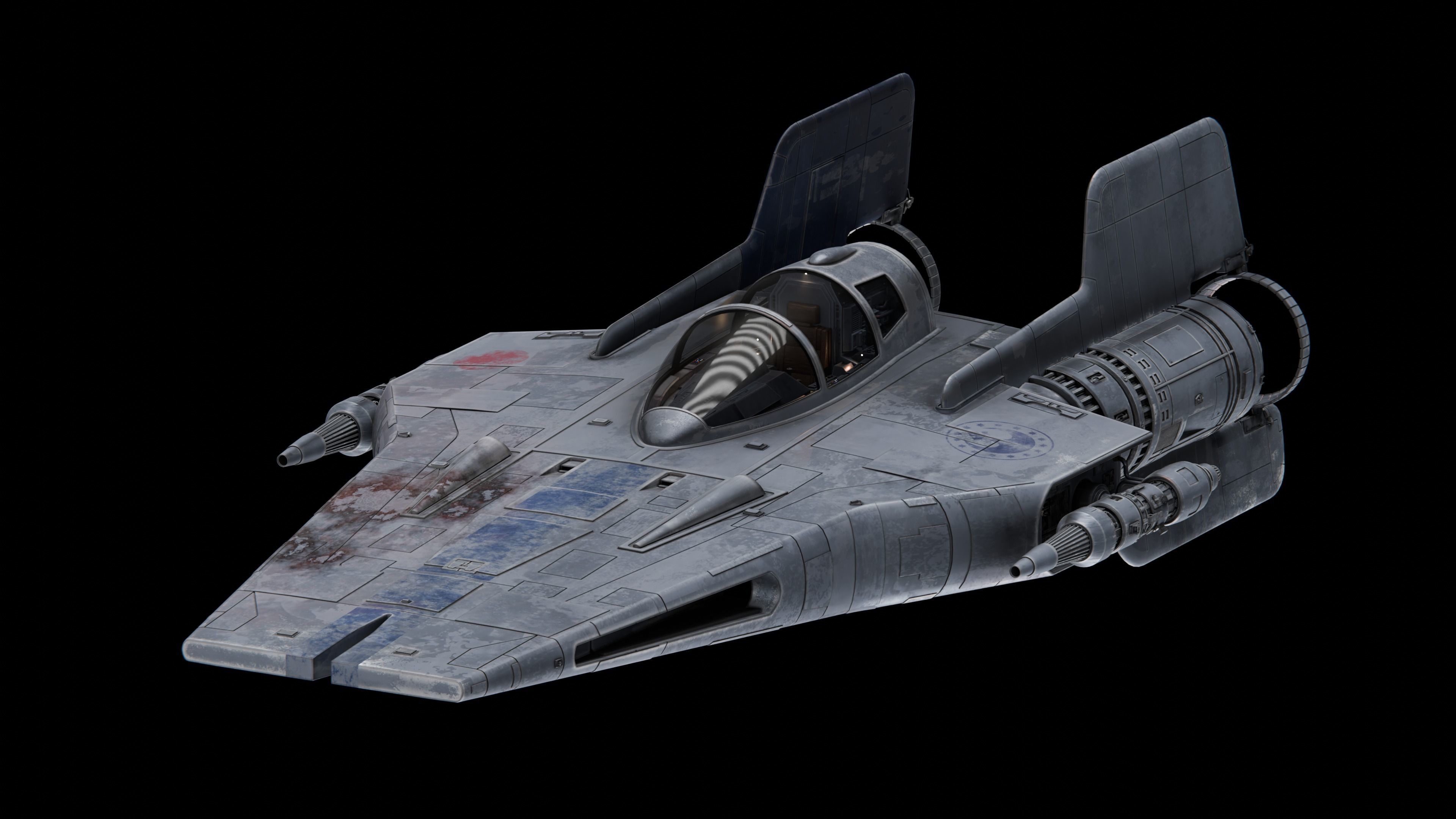 RZ-2 A-WING 3D model | CGTrader