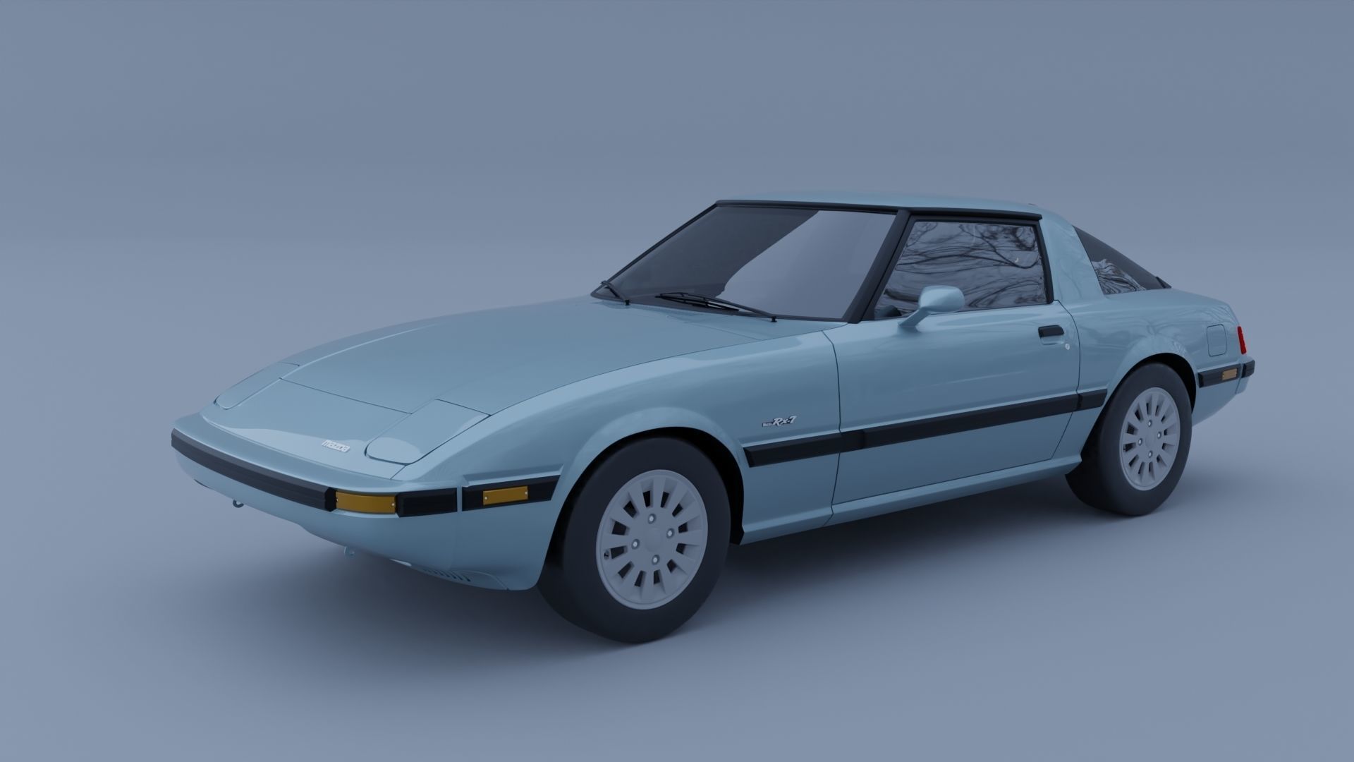 Mazda RX-7 FB 3D model | CGTrader
