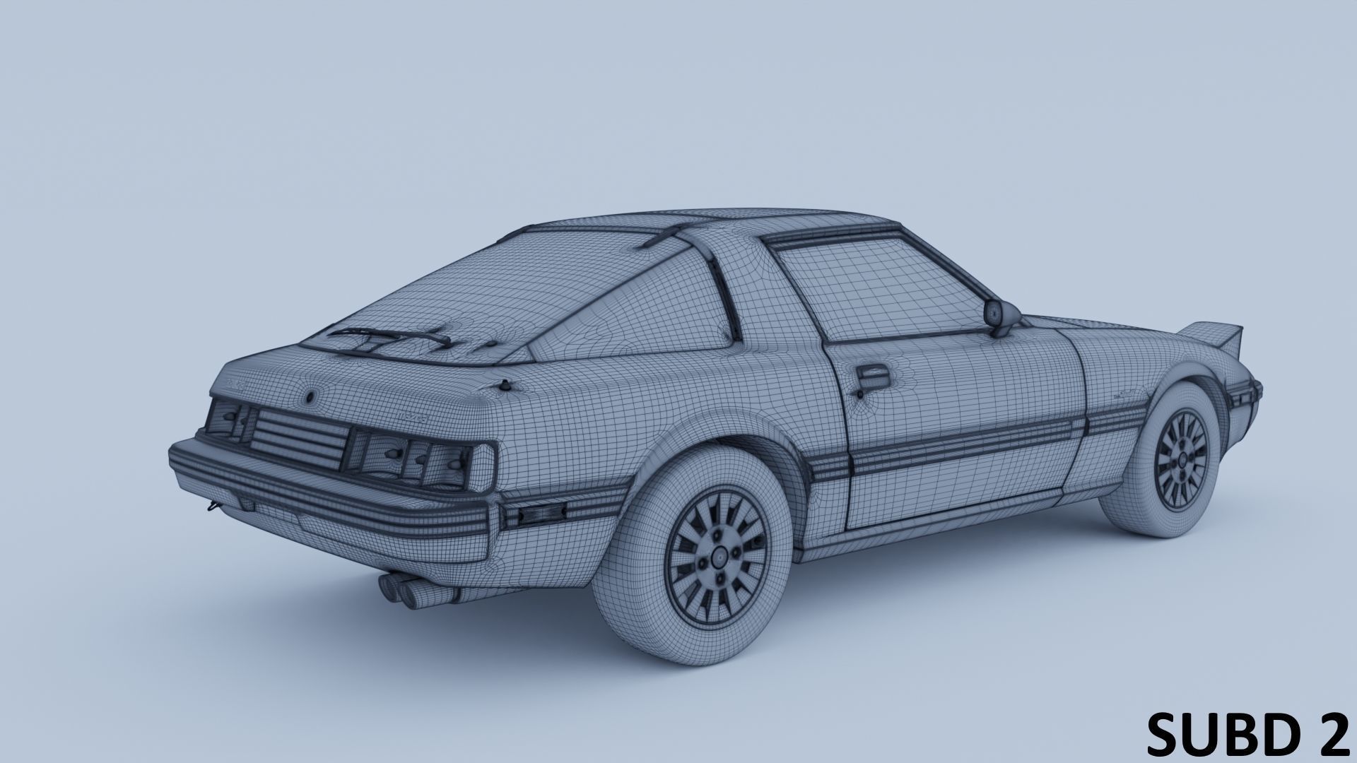 Mazda RX-7 FB 3D model | CGTrader