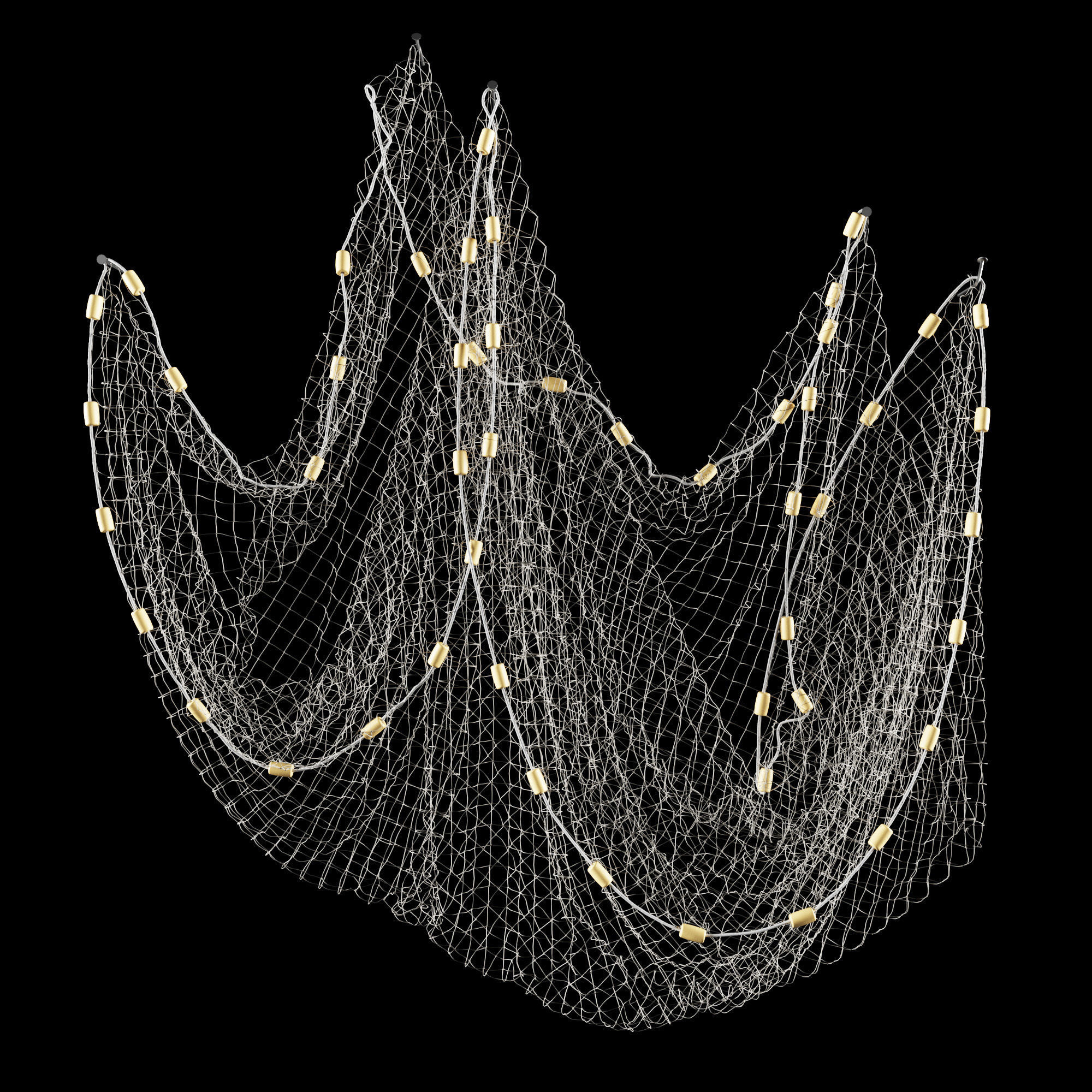Fishnet fish net 3D model | CGTrader