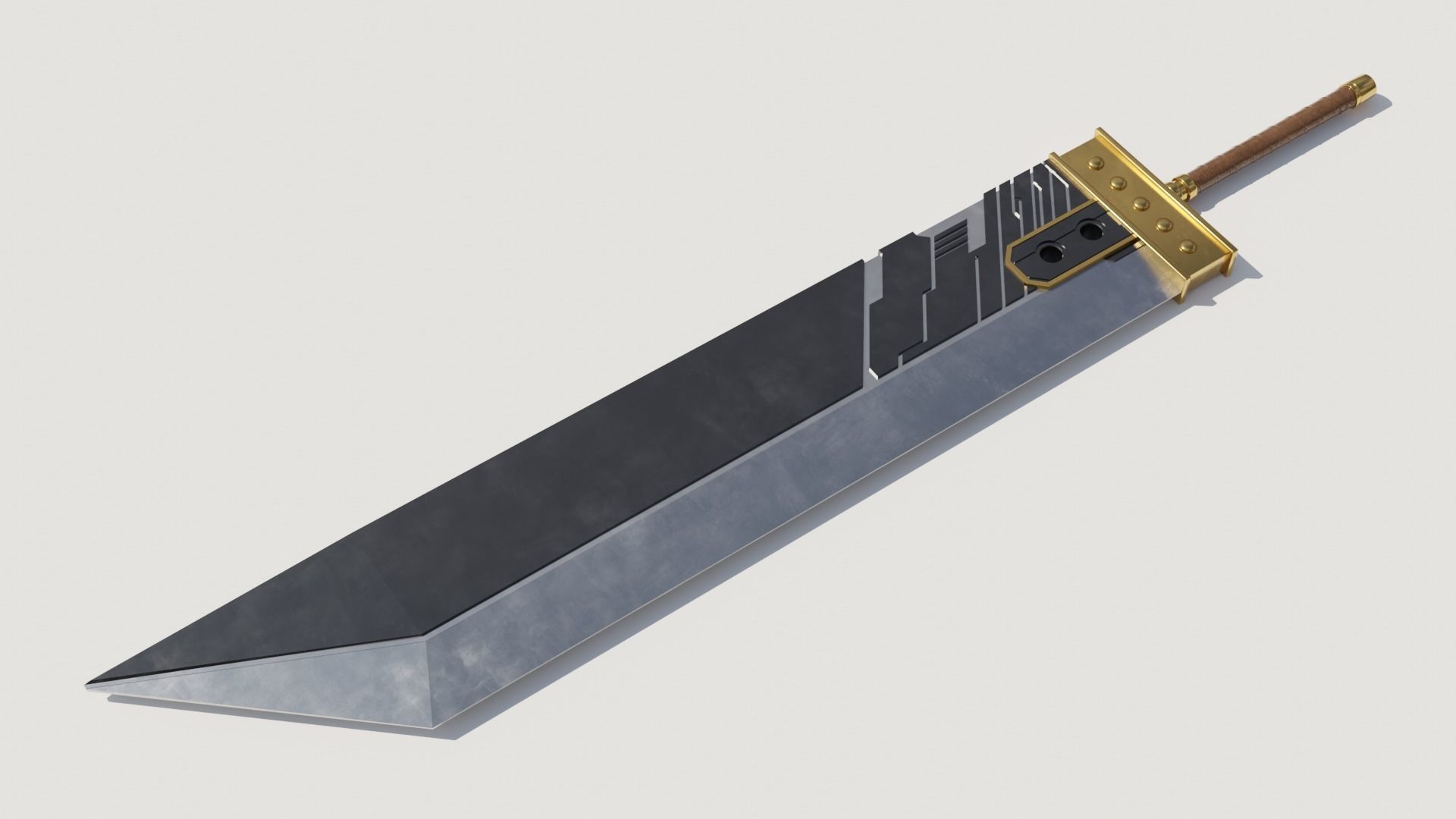 Final Fantasy Buster Sword 3D model | CGTrader