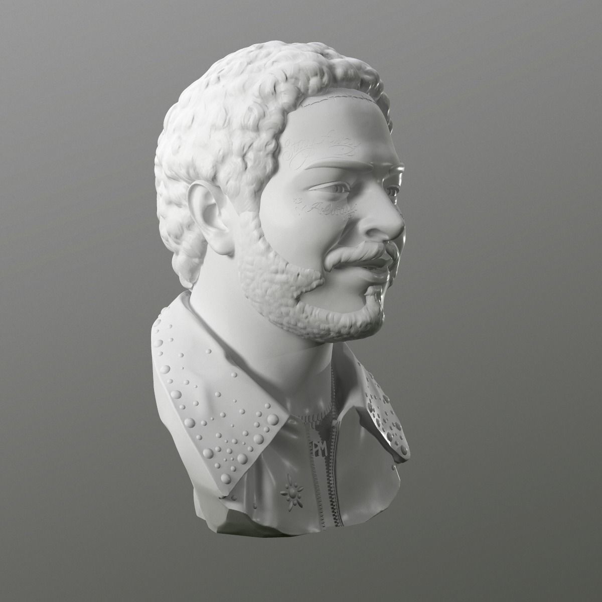 Post Malone 3D model 3D printable | CGTrader