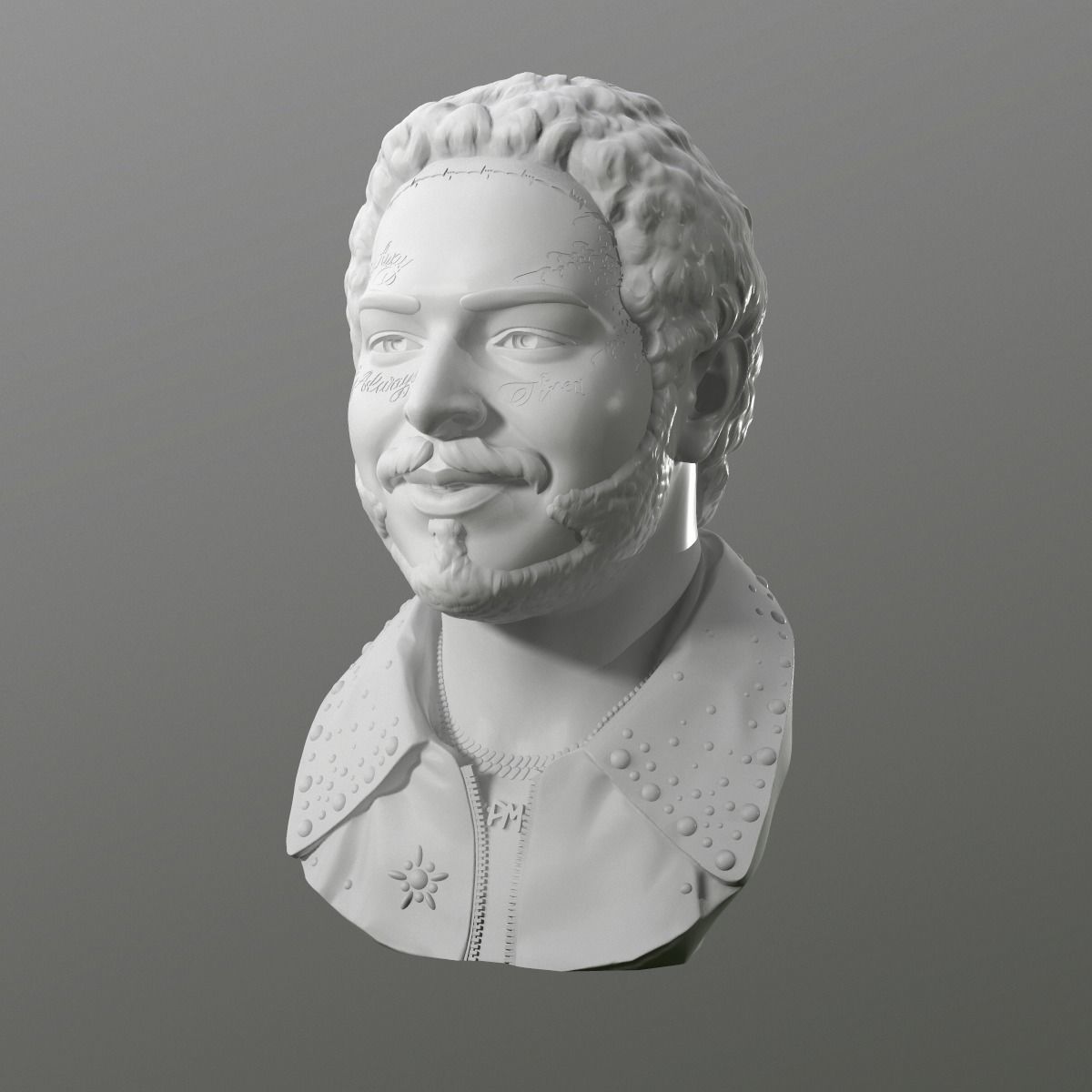 Post Malone 3D model 3D printable | CGTrader