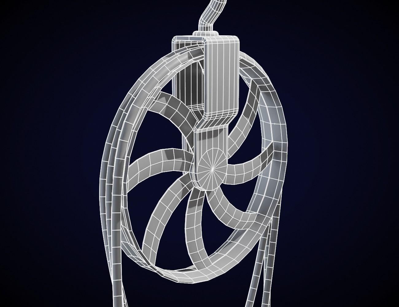 3D model Old Warehouse Pulley VR / AR / low-poly | CGTrader