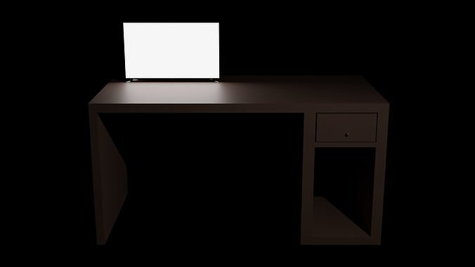 Desk Setup free 3D model | CGTrader
