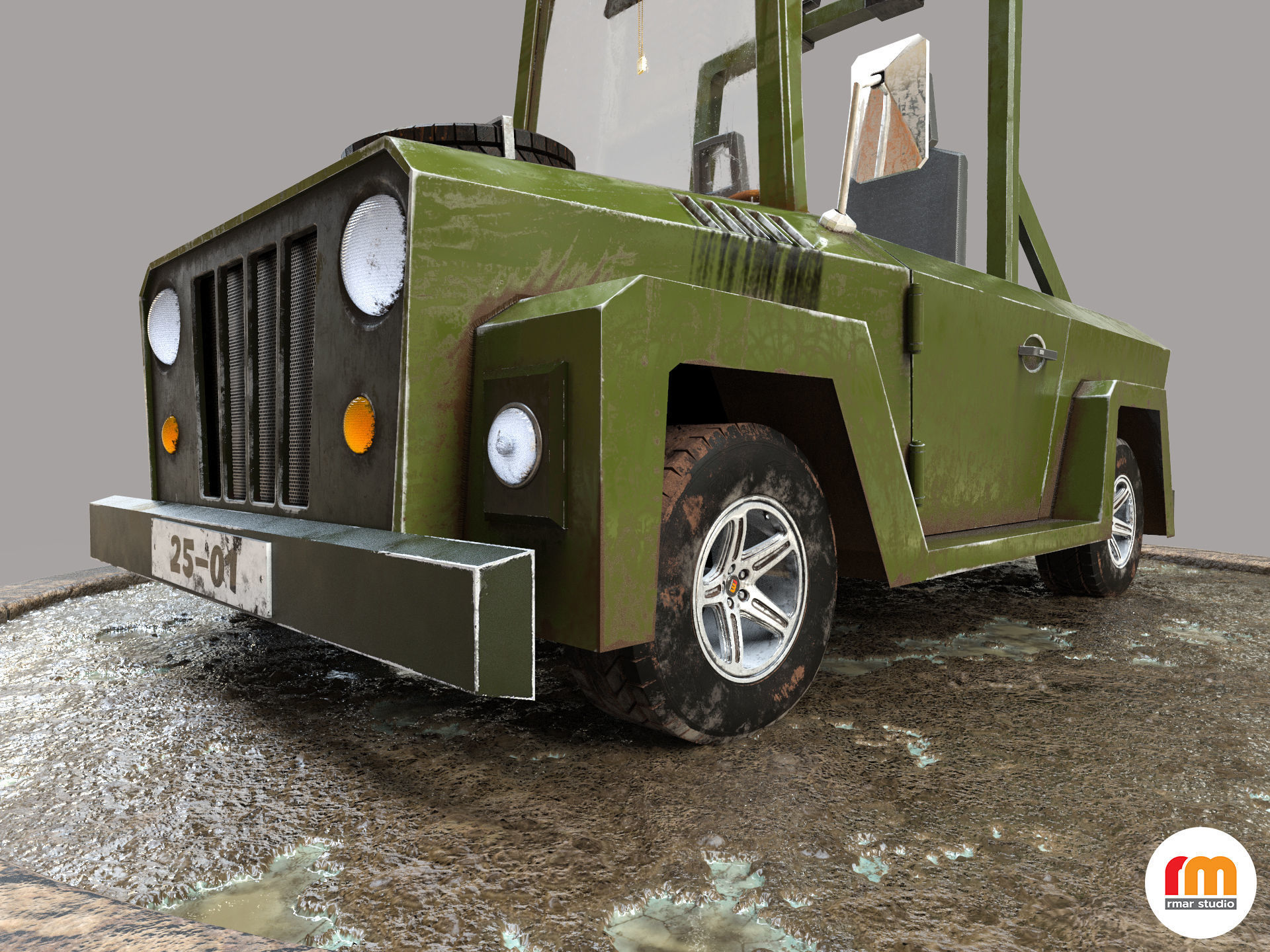 Car classic model design 3D model | CGTrader