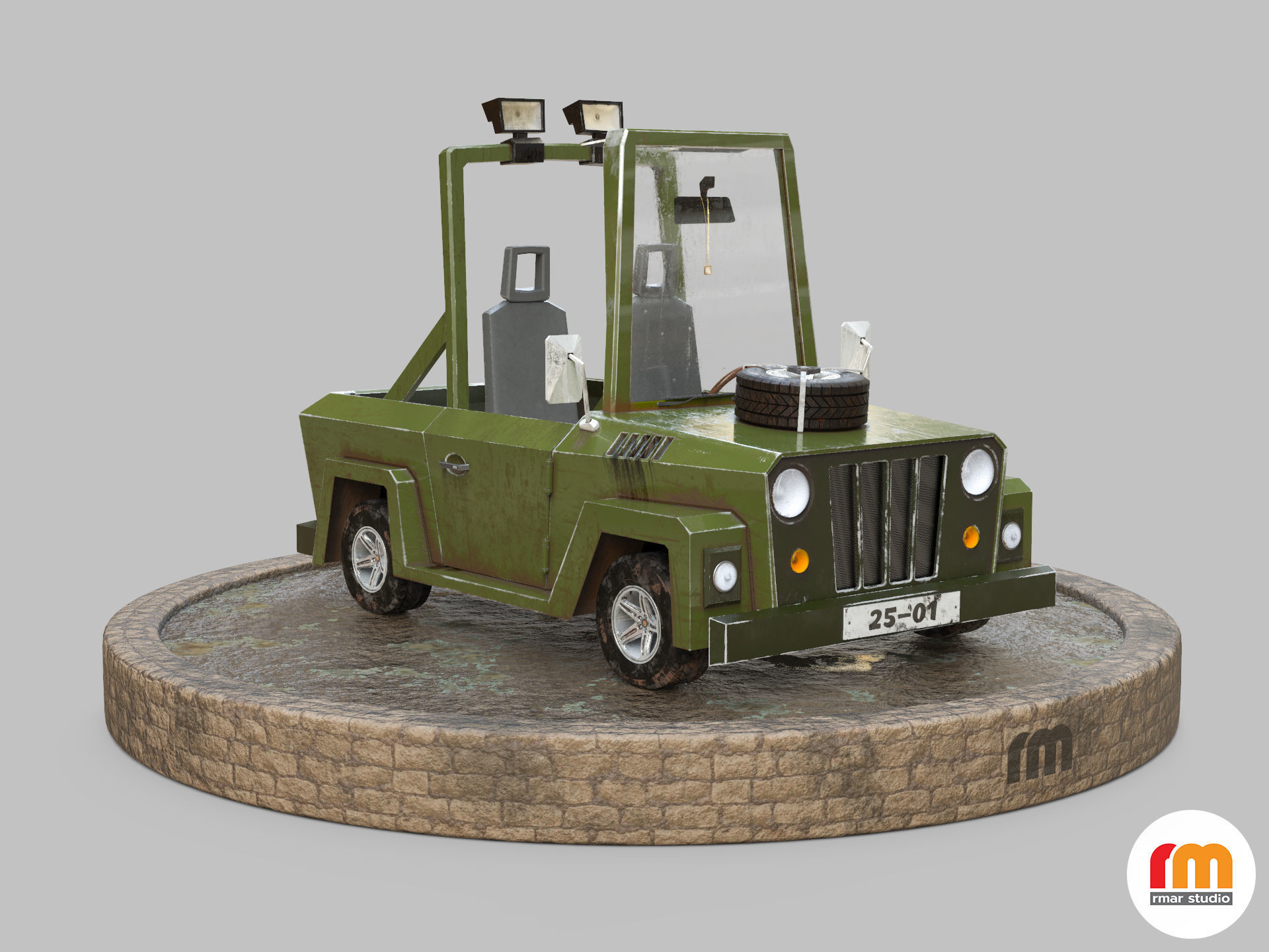 Car classic model design 3D model | CGTrader