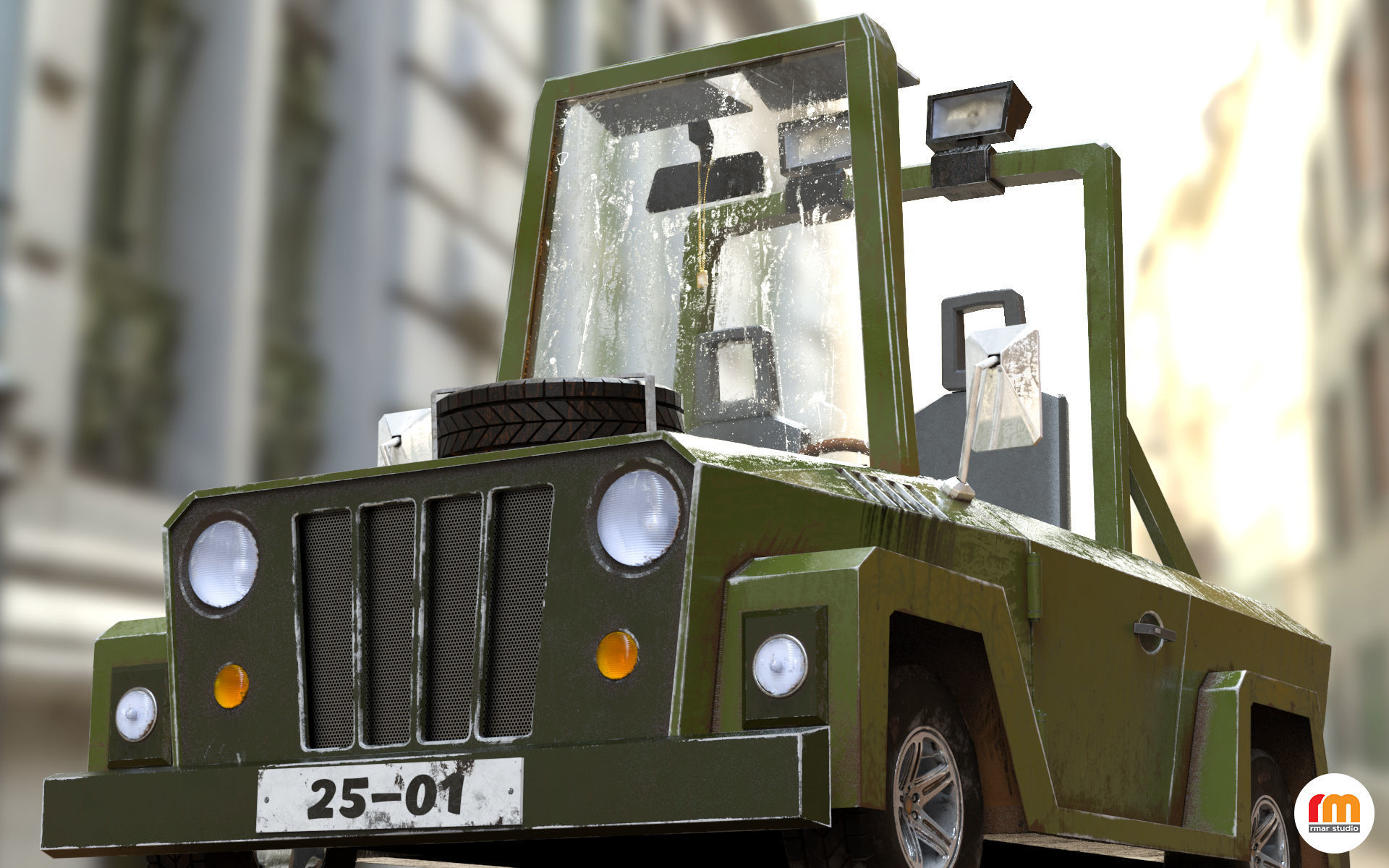 Car classic model design 3D model | CGTrader