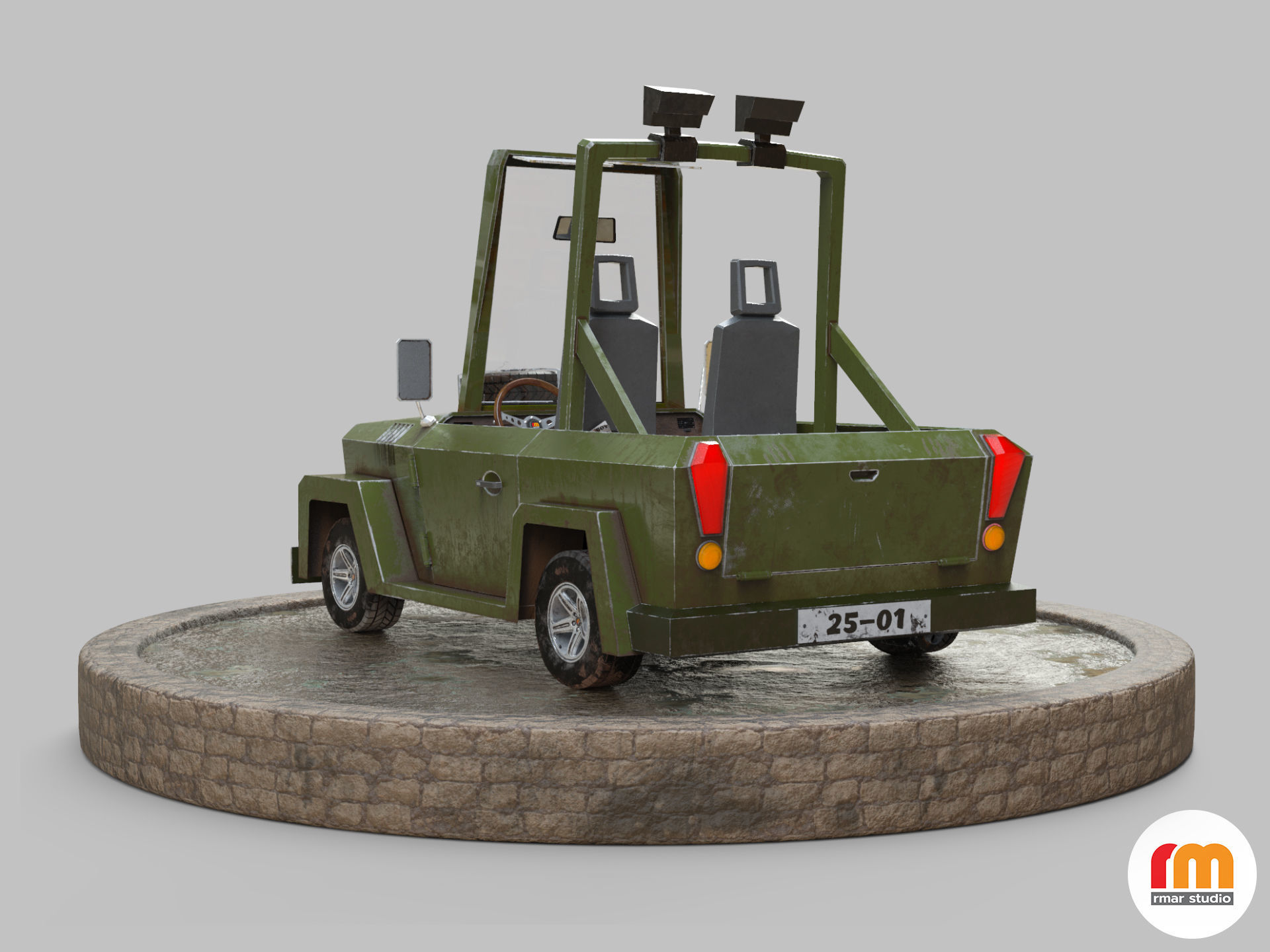 Car classic model design 3D model | CGTrader