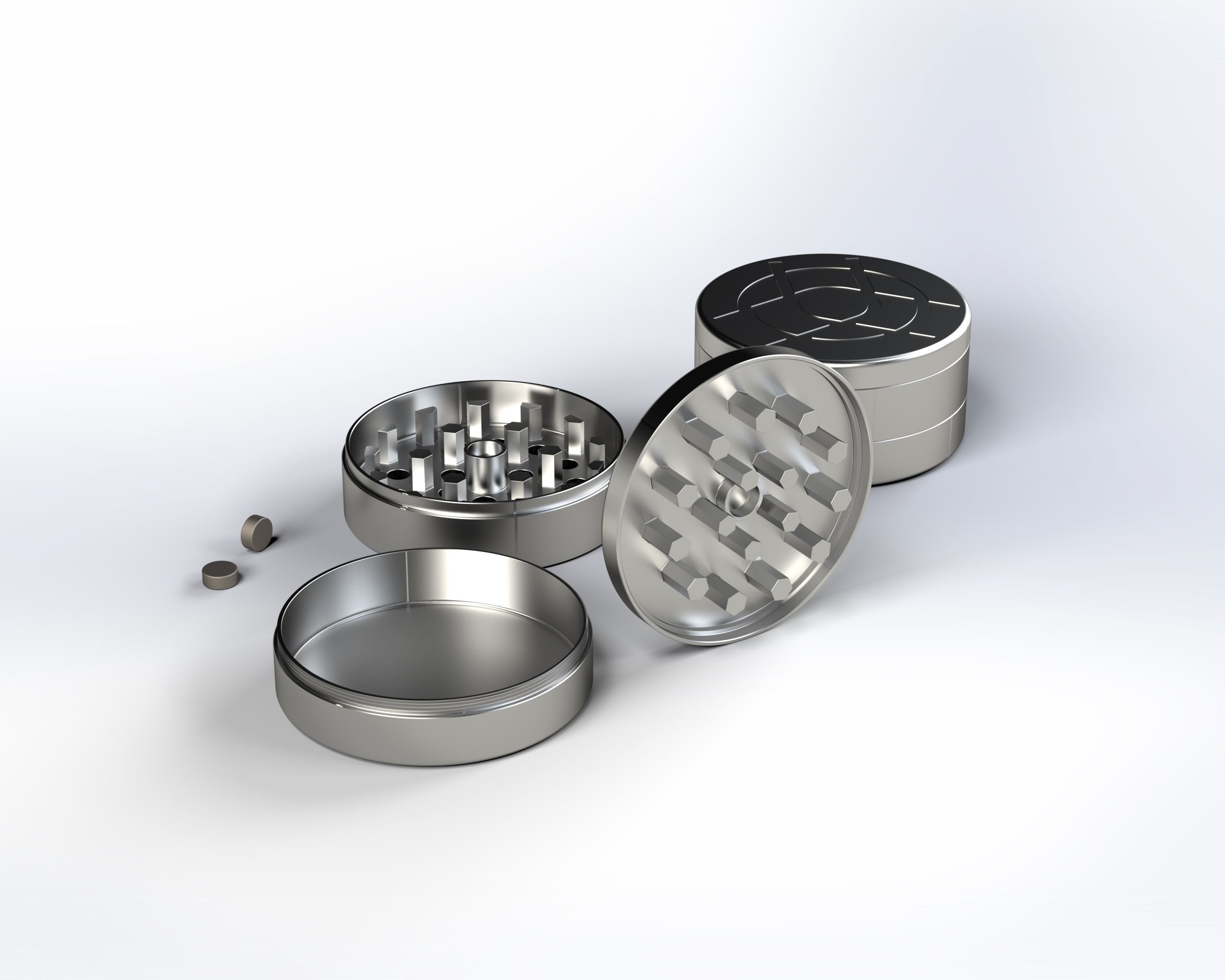 Tobacco Grinder 3D model 3D printable | CGTrader