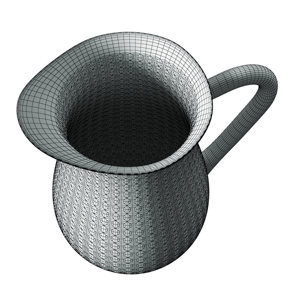 Modern Styled Steel Pitcher 3D model | CGTrader