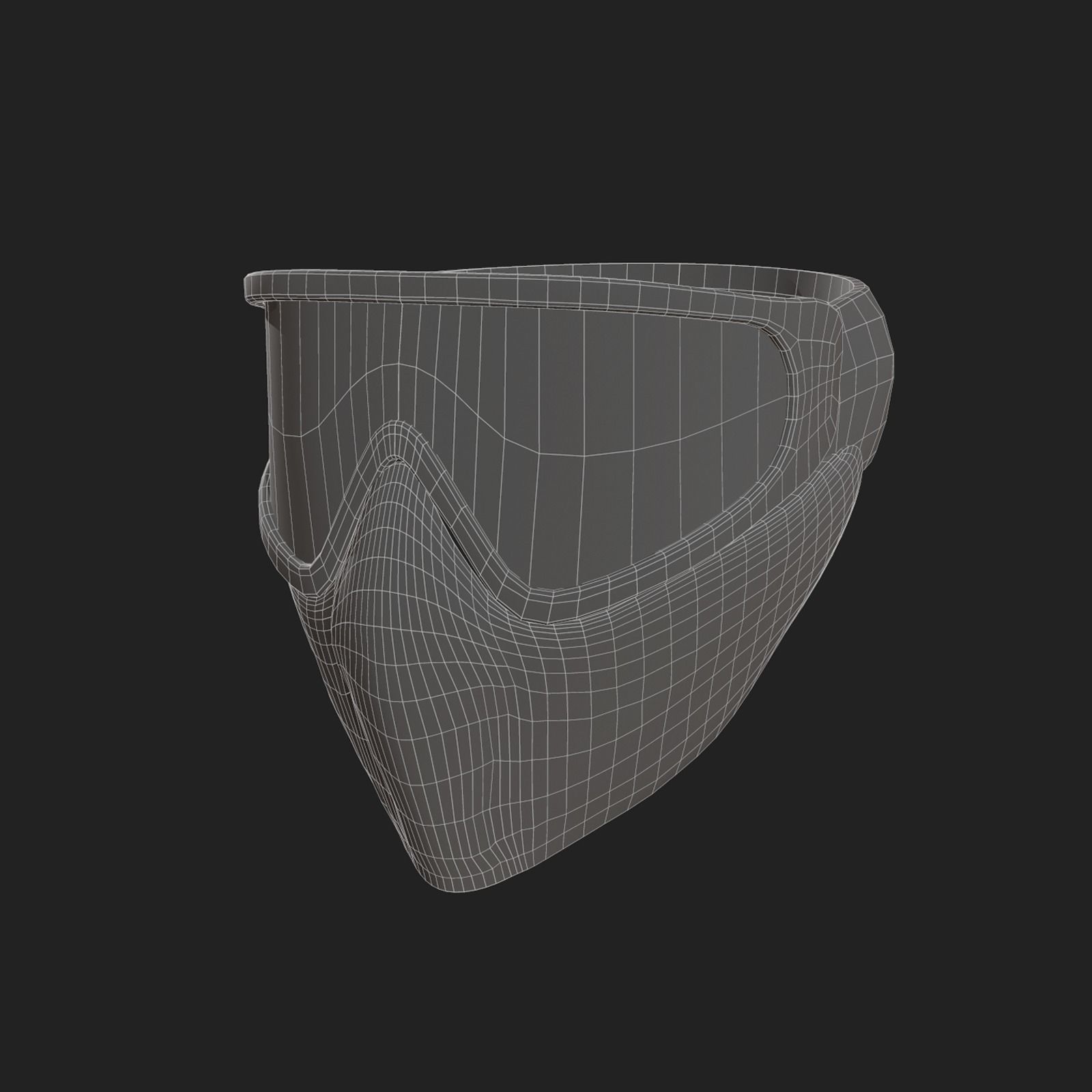 3D model Mask helmet protection scifi military futuristic technology VR ...