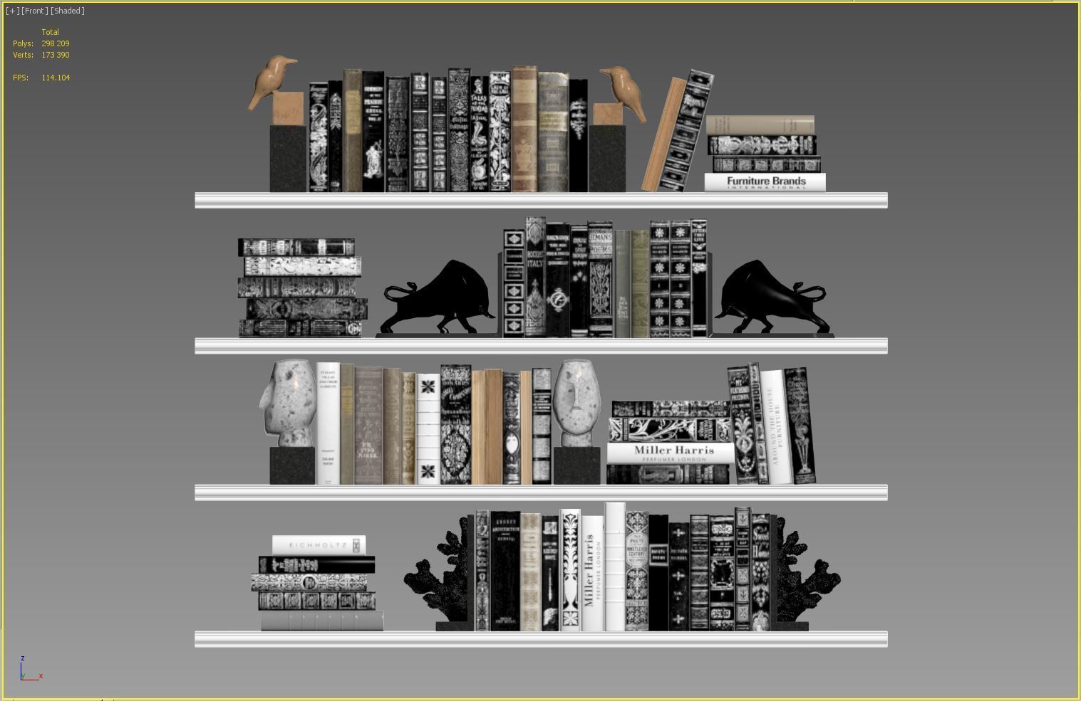 Classic Books 03 3D model | CGTrader