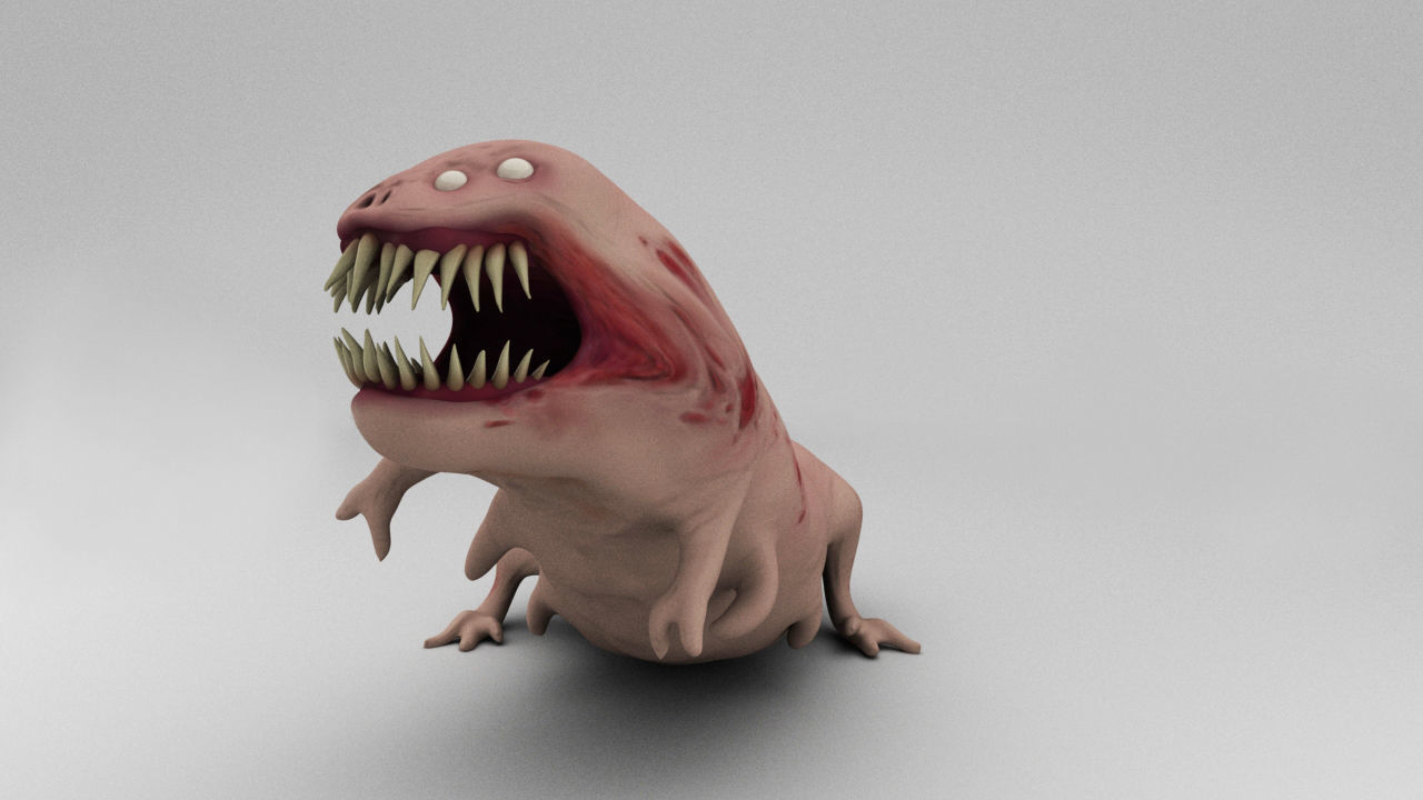3D model Worgo cartoon monster VR / AR / low-poly | CGTrader