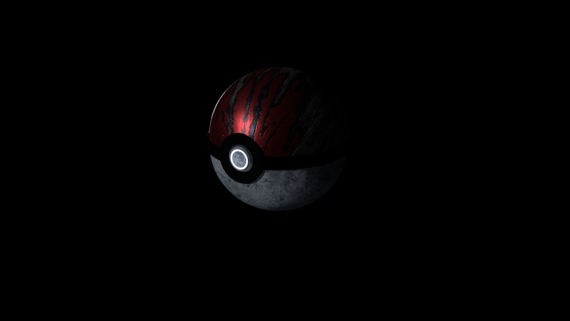 TG-Pokeball-Damaged pokemon ball 3D model | CGTrader