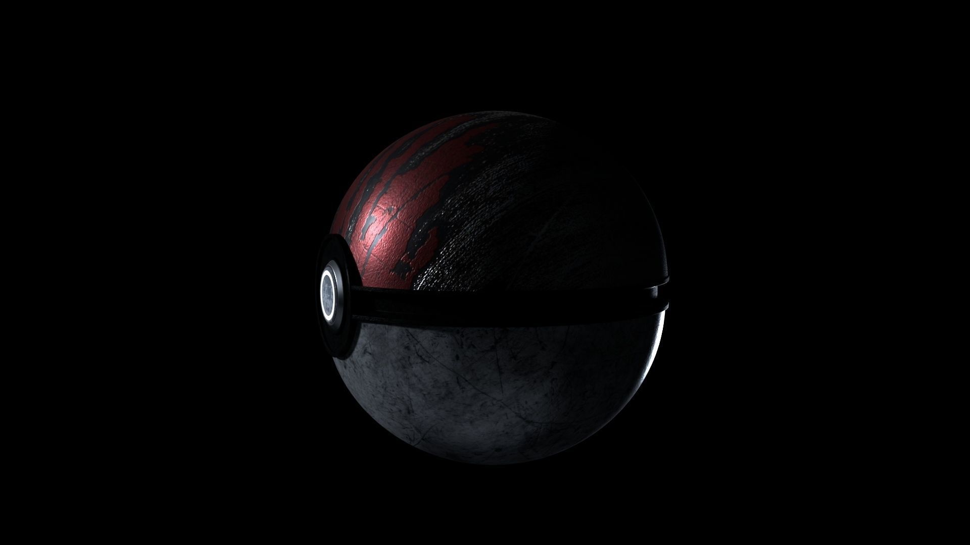 TG-Pokeball-Damaged pokemon ball 3D model | CGTrader