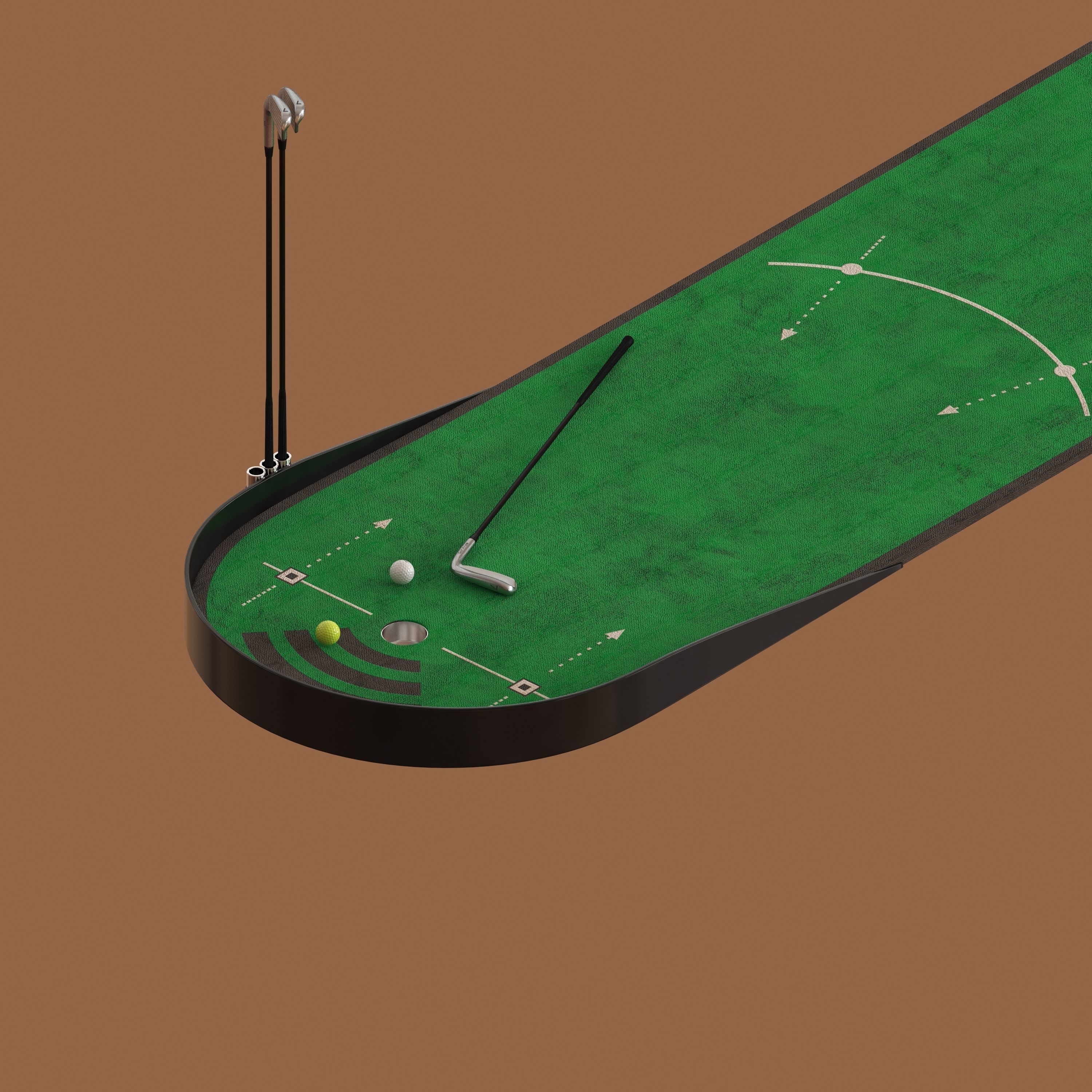 Home Mini Golf 3D model | CGTrader