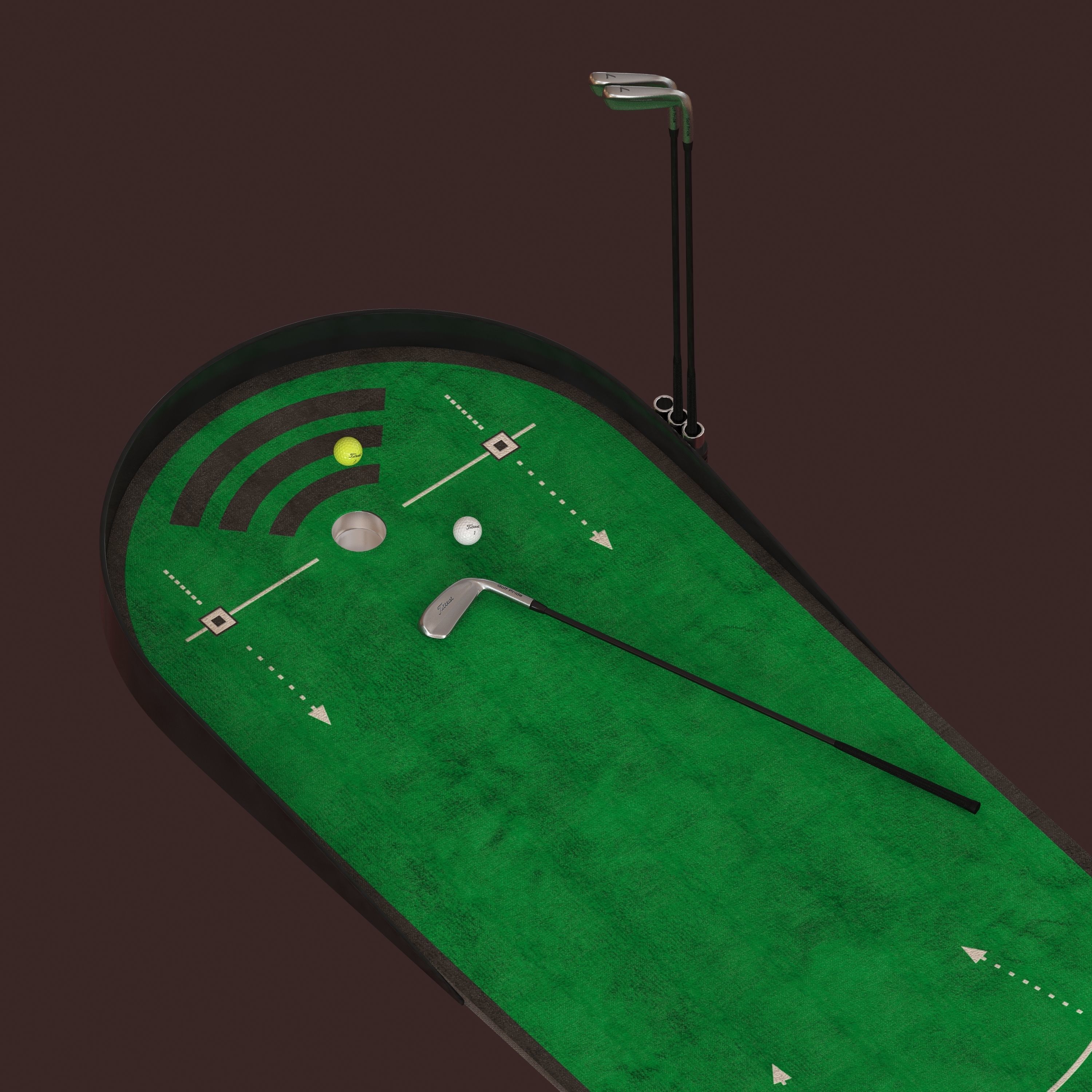 Home Mini Golf 3D model | CGTrader