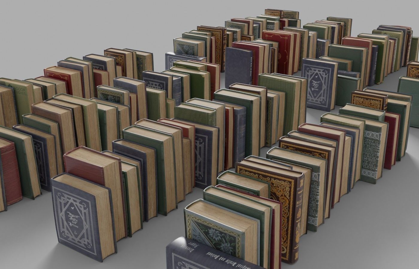 3D model Books old VR / AR / low-poly | CGTrader