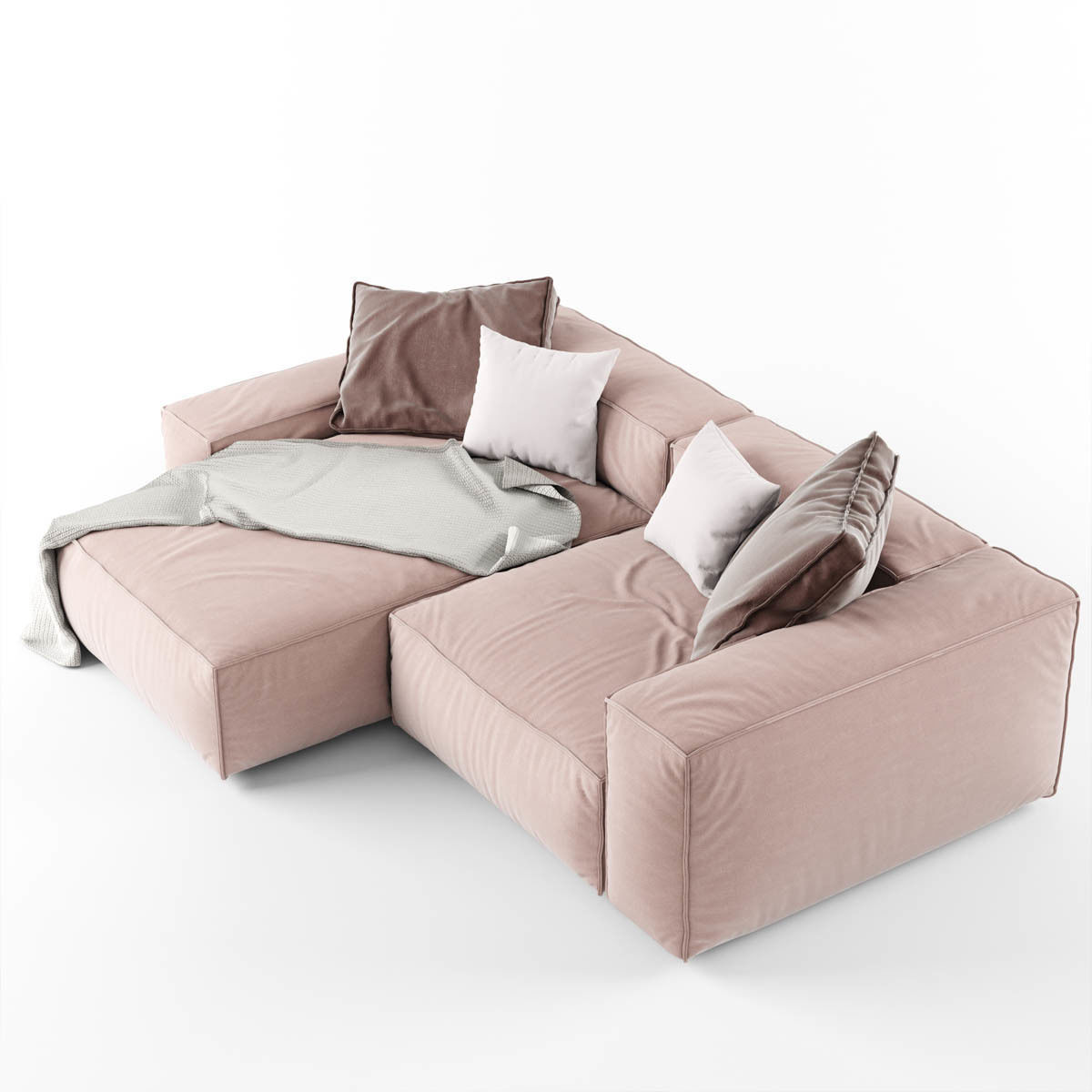Modern Modular Corner Sofa 01 3D model | CGTrader