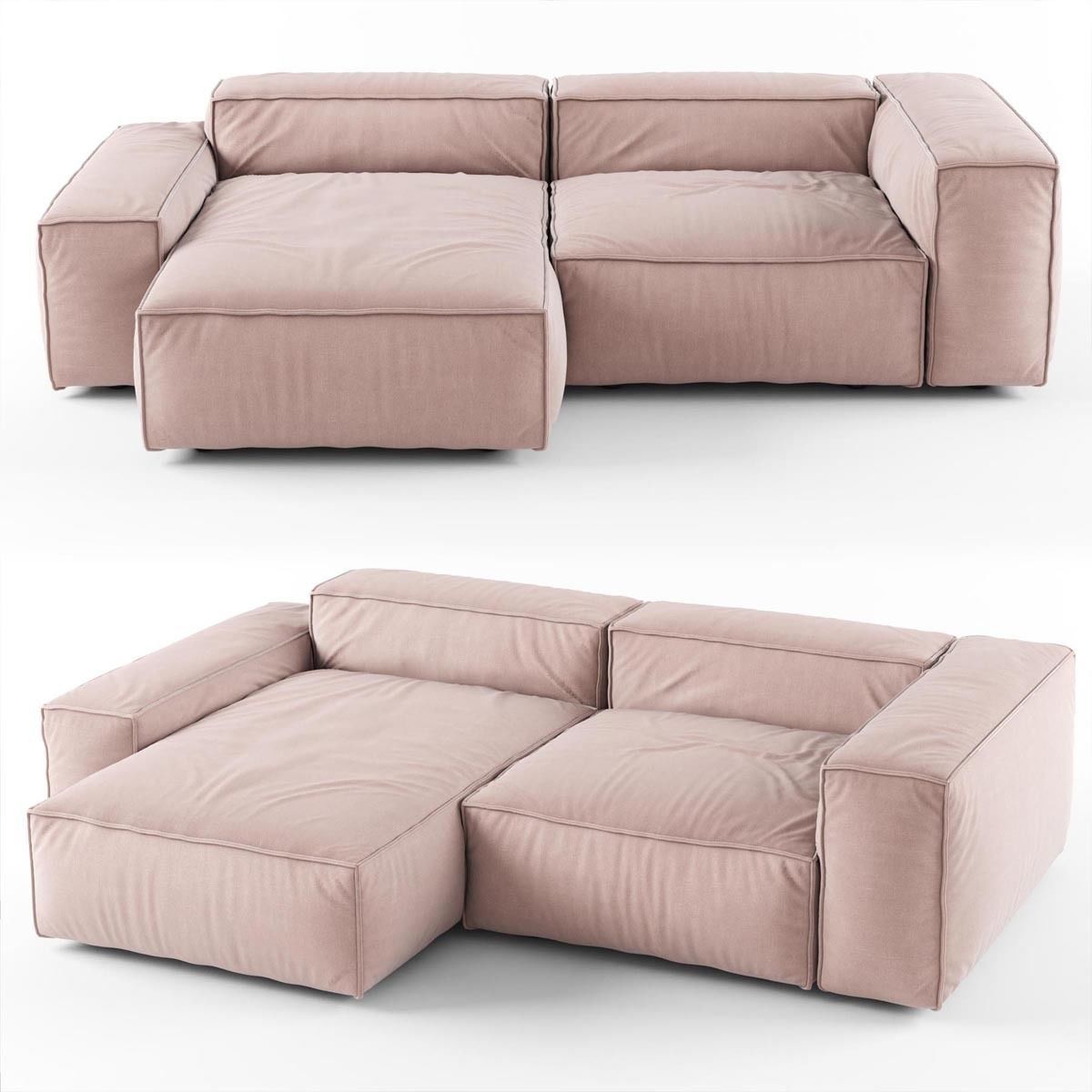 Modern Modular Corner Sofa 01 3D model | CGTrader