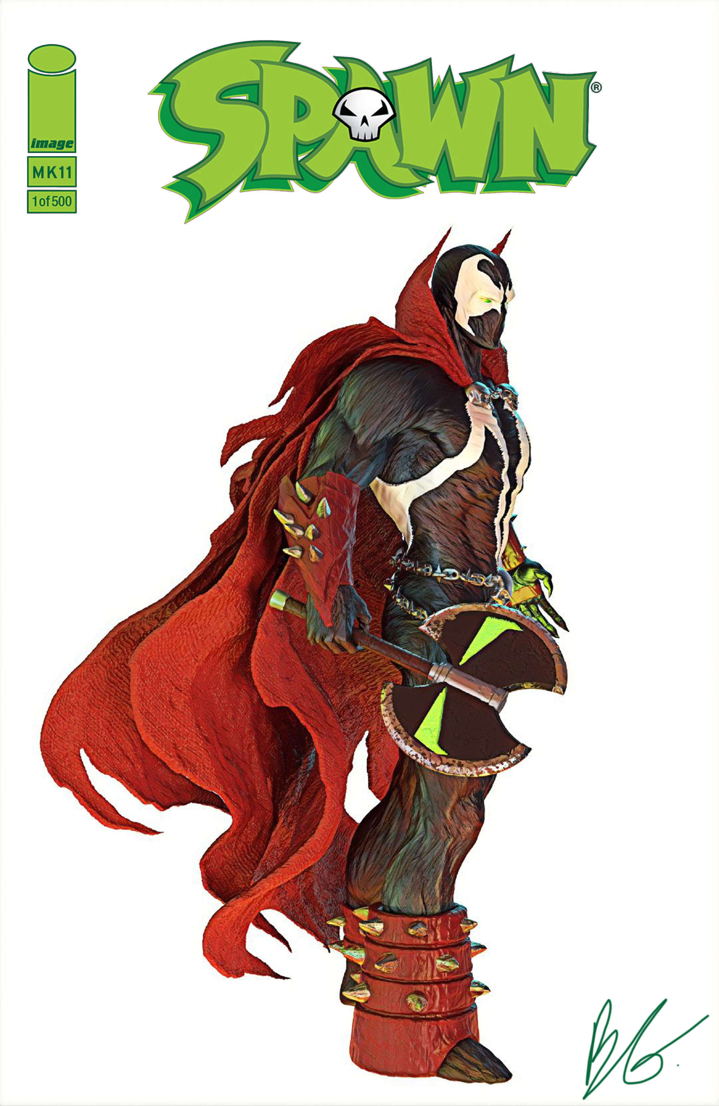 Spawn MK11 Fan Art Statue 3D model 3D printable | CGTrader