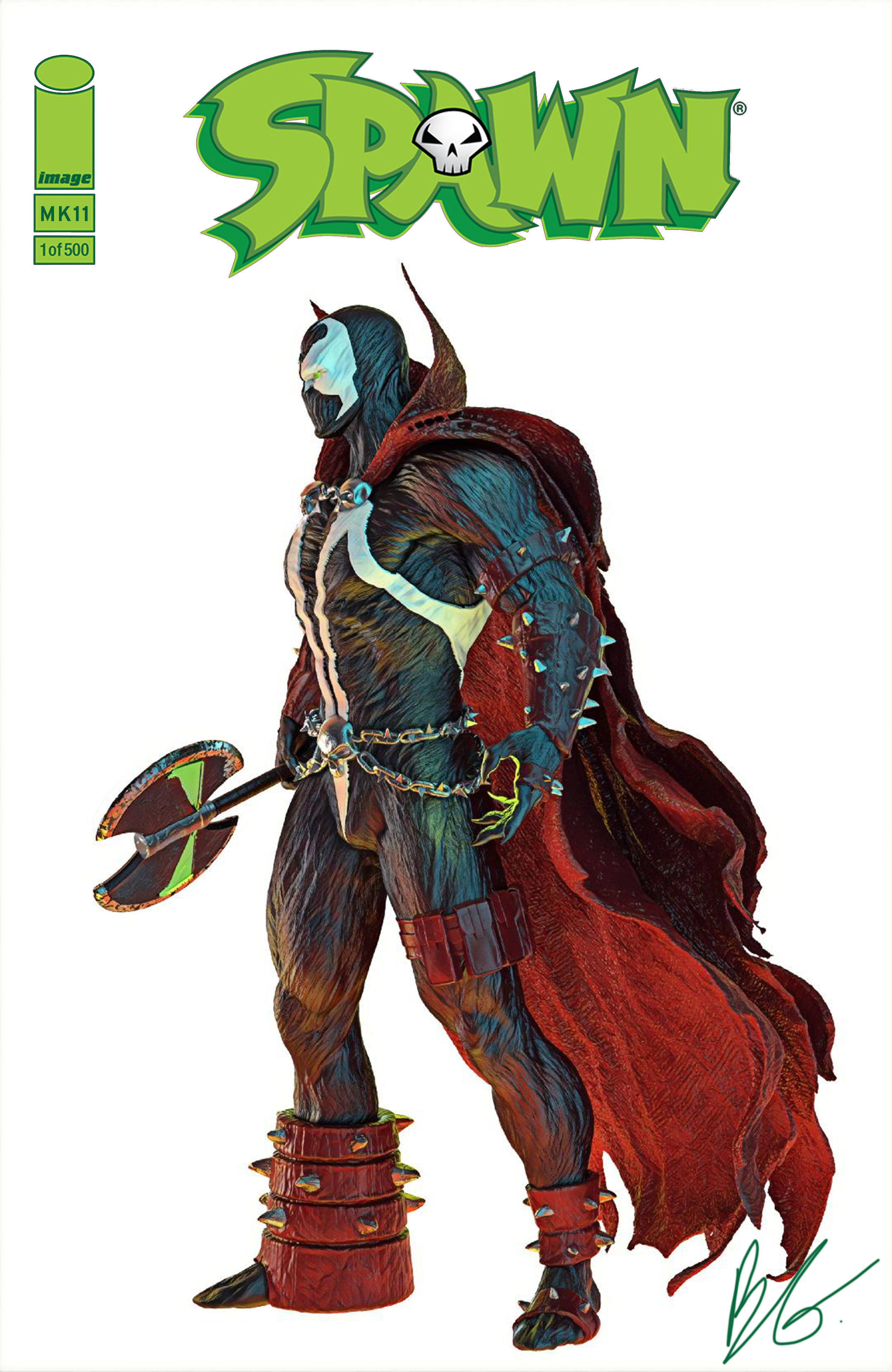 Spawn MK11 Fan Art Statue 3D model 3D printable | CGTrader