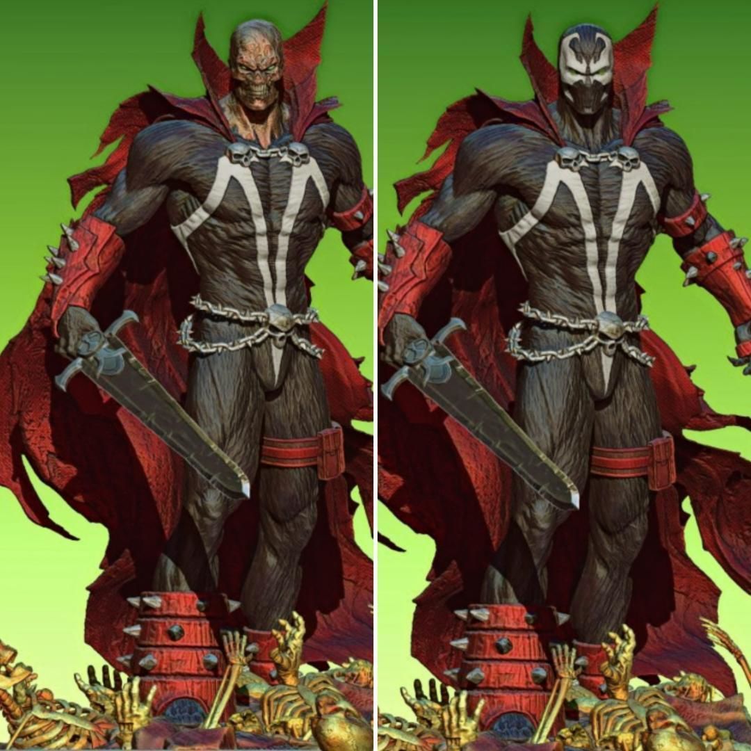 Spawn MK11 Fan Art Statue 3D model 3D printable | CGTrader