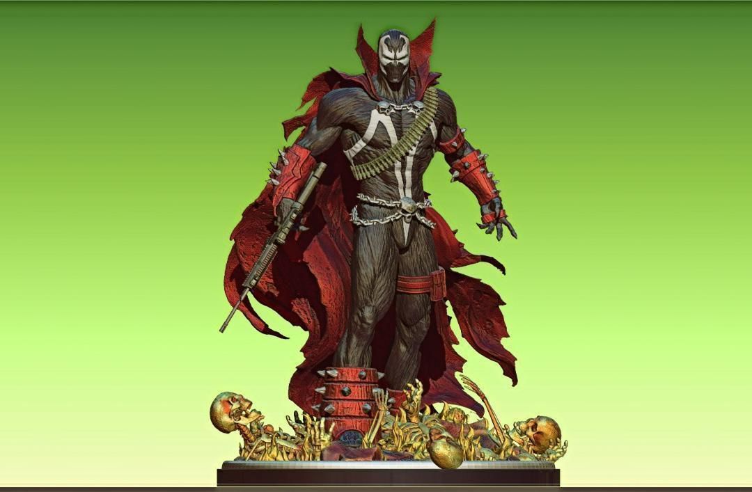 Spawn MK11 Fan Art Statue 3D model 3D printable | CGTrader