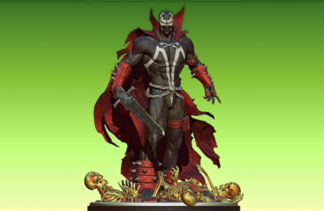 Spawn MK11 Fan Art Statue 3D model 3D printable | CGTrader