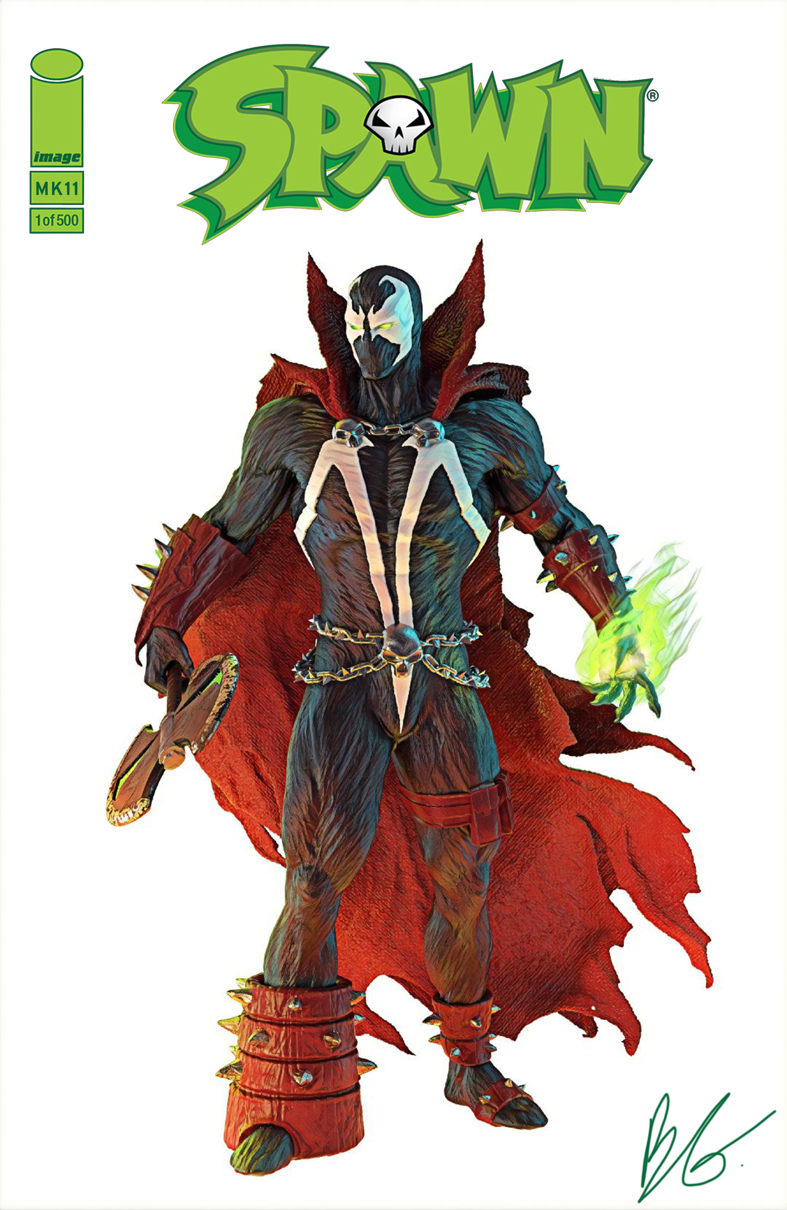 Spawn MK11 Fan Art Statue 3D model 3D printable | CGTrader