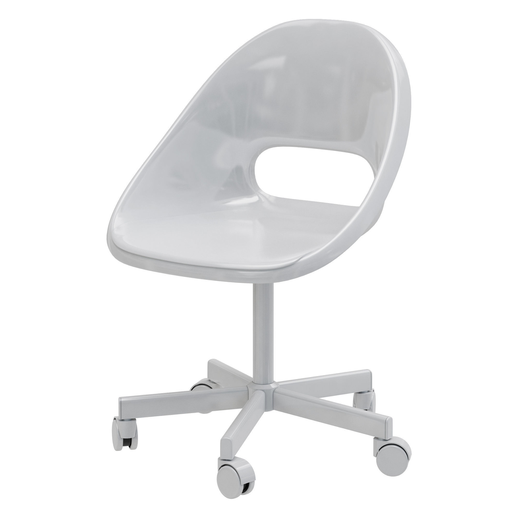 LOBERGET office chair with castor wheels 3D model | CGTrader